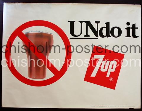 7up, UNdo it 7up 7-up | Original Vintage Poster | Chisholm Larsson Gallery