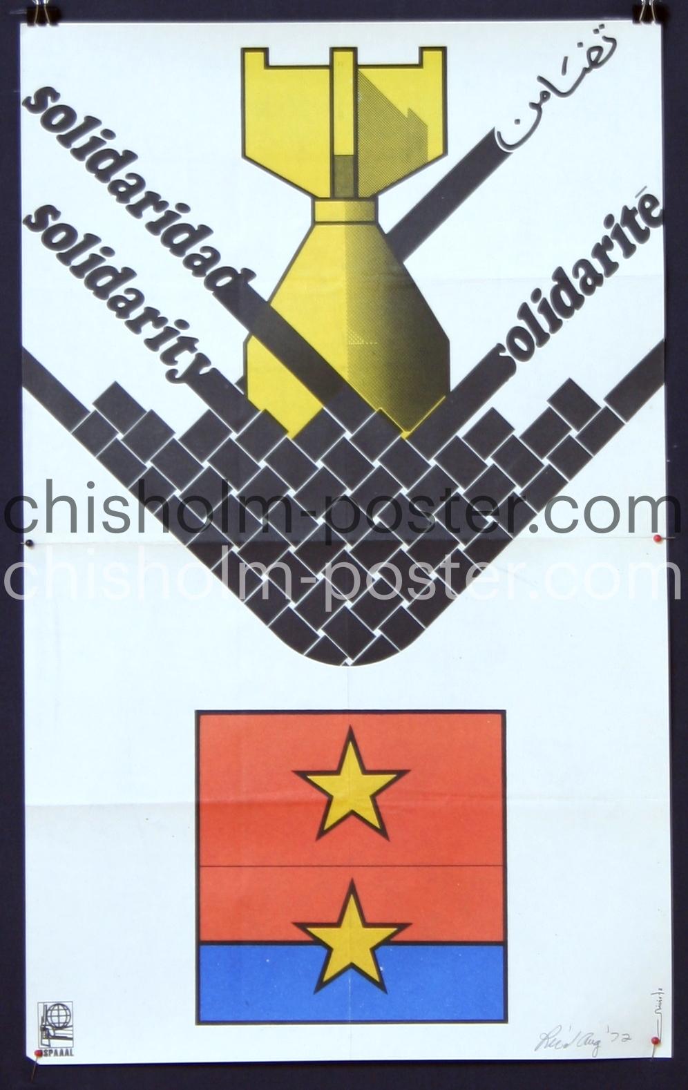 Solidaridad, Solidarity, Solidarite (Ospaaal) | Original Vintage Poster ...