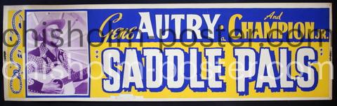 Saddle Pals = Gene Autry and Champion, Jr. | Original Vintage Poster ...