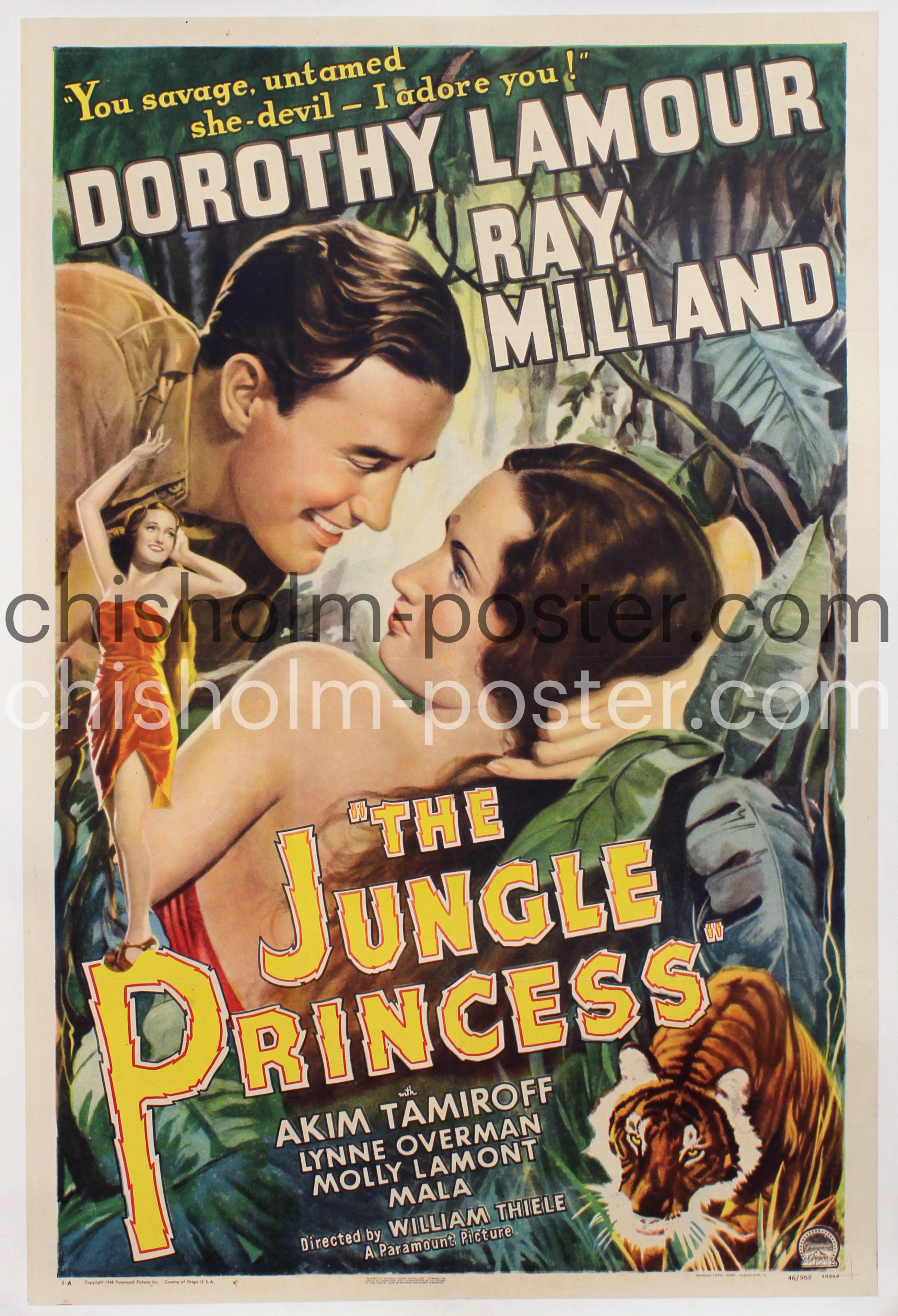 The Jungle Princess (re-release) | Original Vintage Poster | Chisholm Larsson Gallery