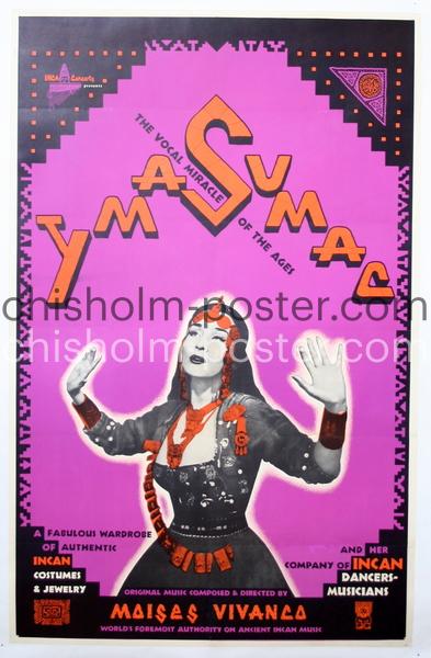Yma Sumac, the Vocal Miracle of the Age | Original Vintage Poster ...