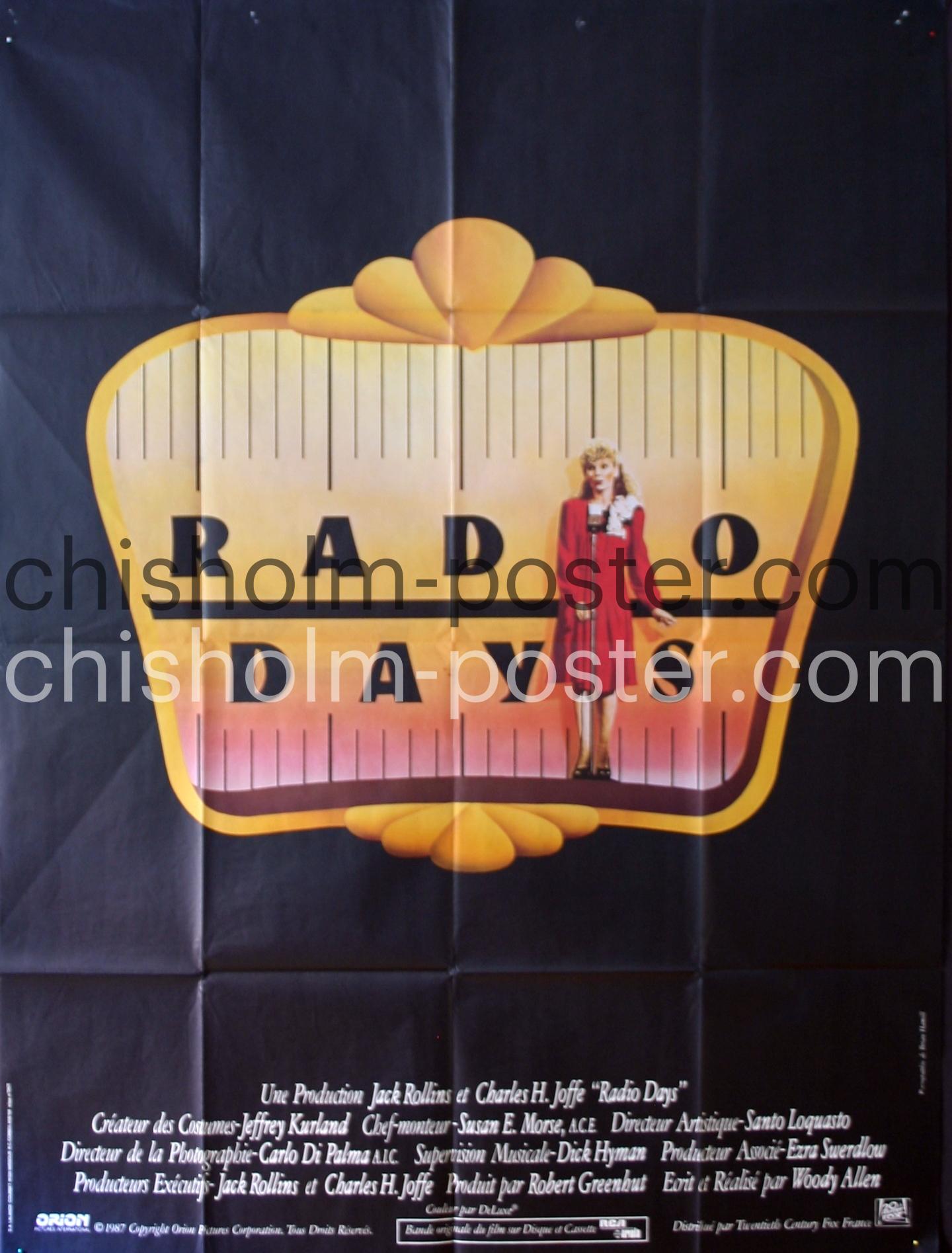 Radio Days (French) | Original Vintage Poster | Chisholm Larsson Gallery