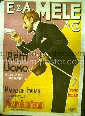 E. & A. Mele | Original Vintage Poster | Chisholm Larsson Gallery