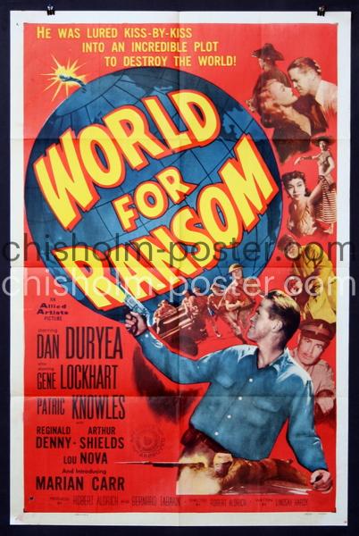 World for Ransom | Original Vintage Poster | Chisholm Larsson Gallery