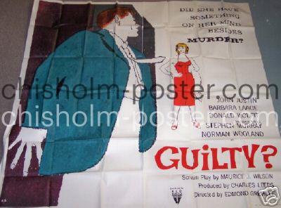 Guilty? | Original Vintage Poster | Chisholm Larsson Gallery