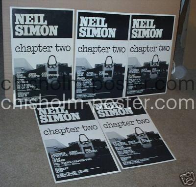 Neil Simon, Chapter Two (set of 5 different Lobby Cards) | Original ...