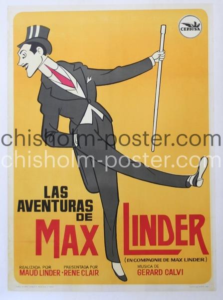 Aventuras de Max Linder, Las | Original Vintage Poster | Chisholm ...
