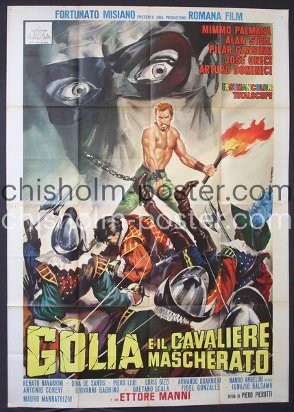 Golia e il Cavaliere Mascherato | Original Vintage Poster | Chisholm Larsson Gallery