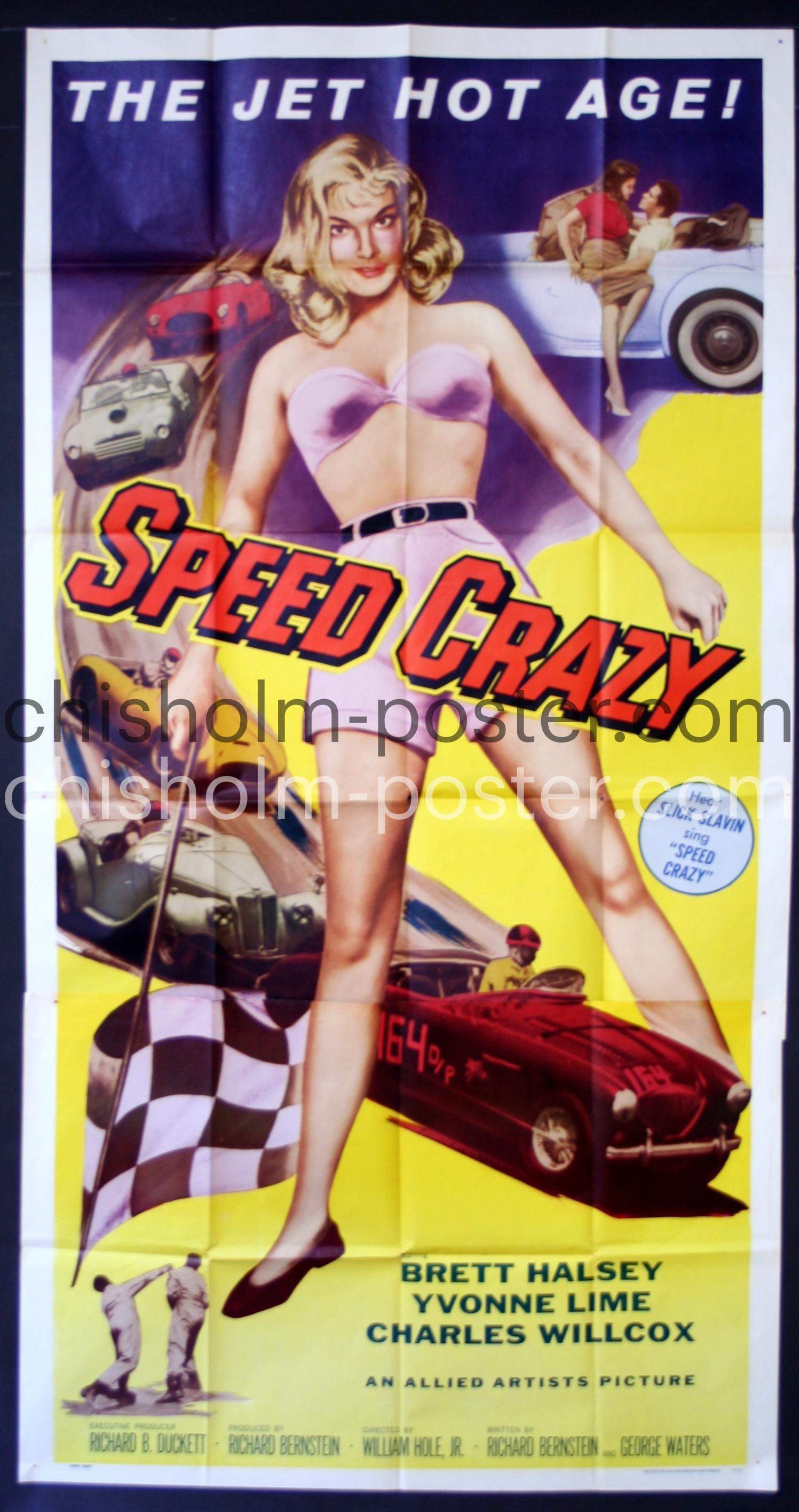 Speed Crazy 1959 | Original Vintage Poster | Chisholm Larsson Gallery