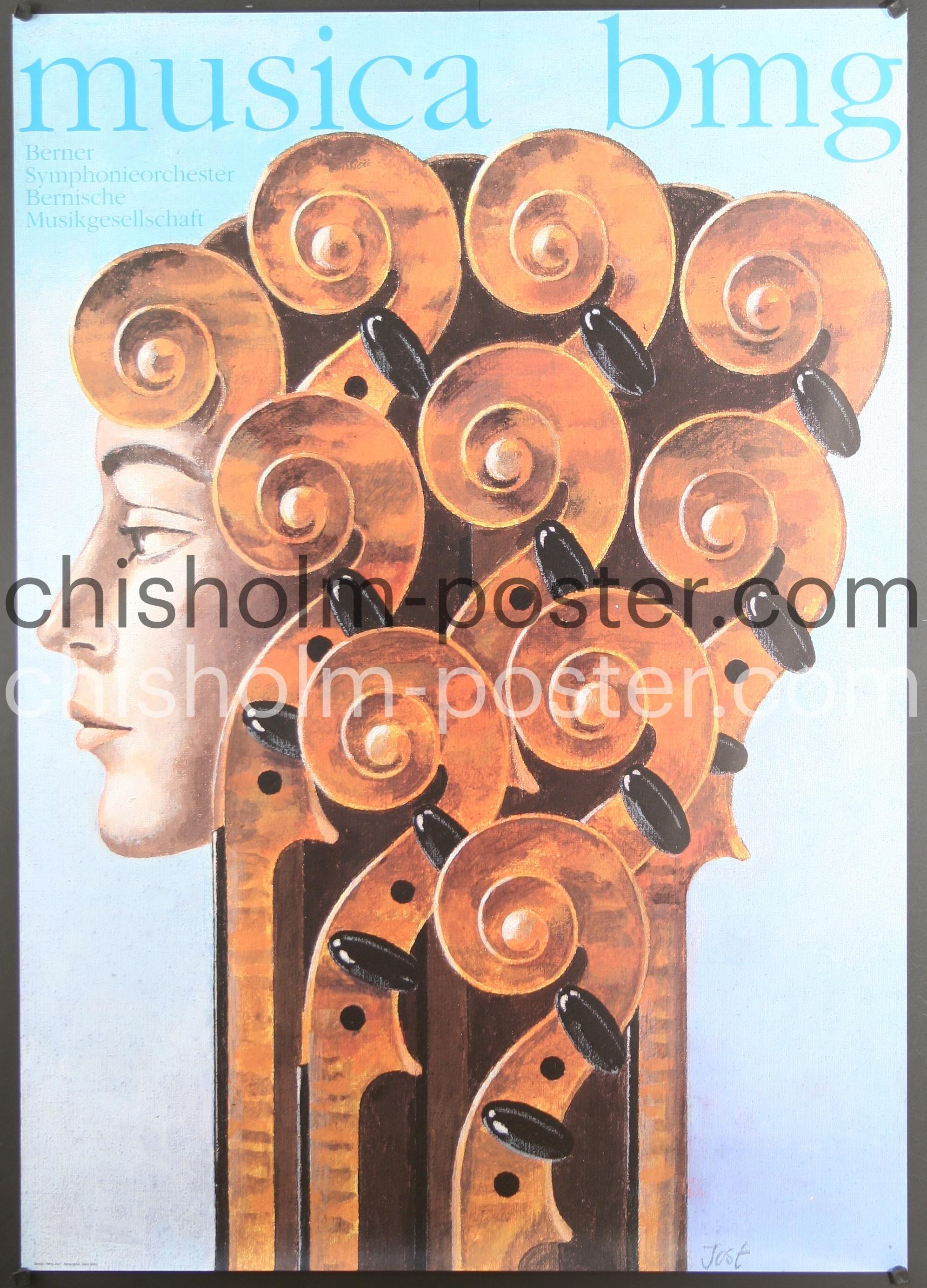 Musica bmg | Original Vintage Poster | Chisholm Larsson Gallery