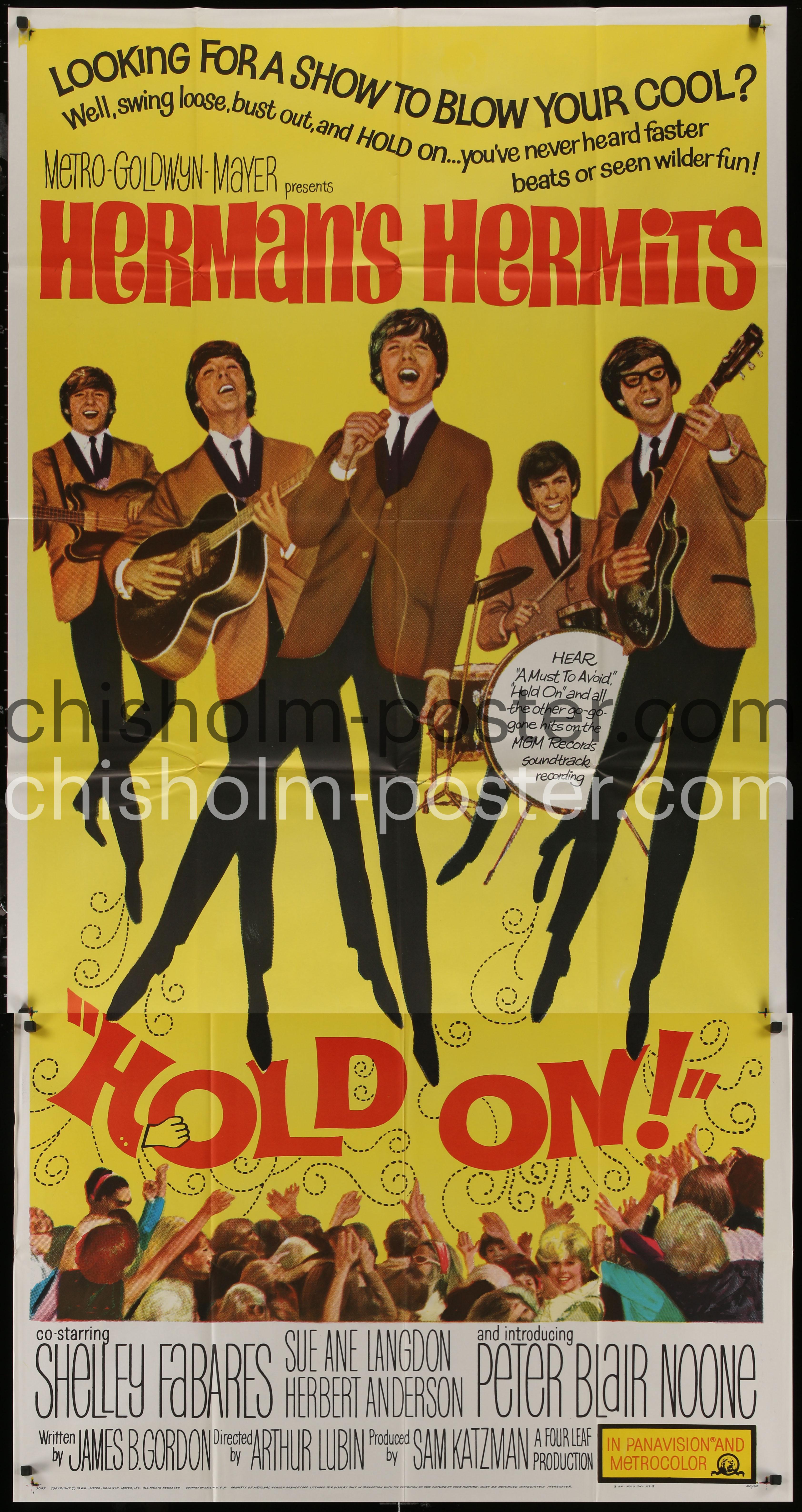 Hold On! (Herman's Hermits) | Original Vintage Poster | Chisholm ...
