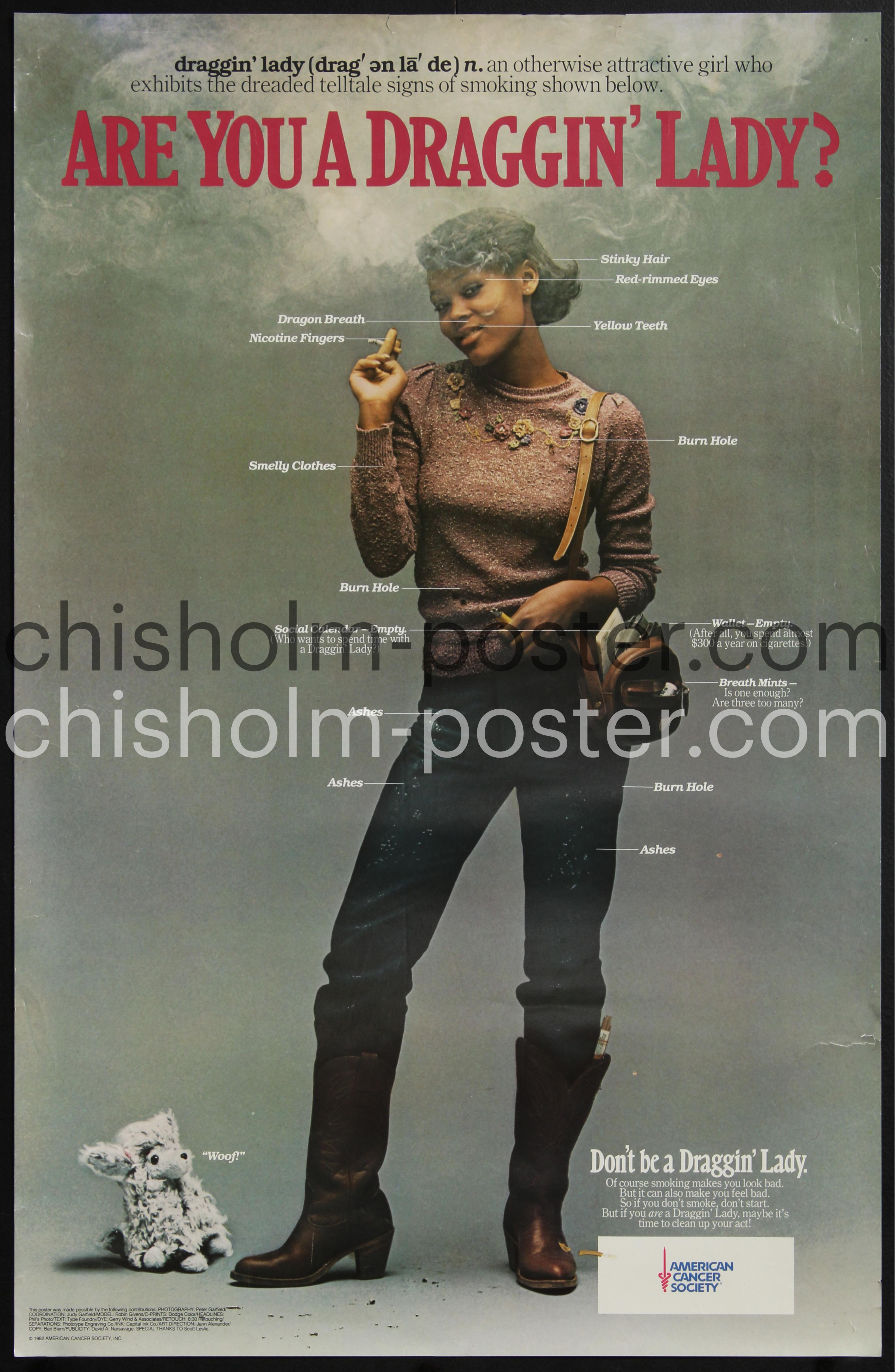 Are You a Draggin' Lady? | Original Vintage Poster | Chisholm Larsson ...