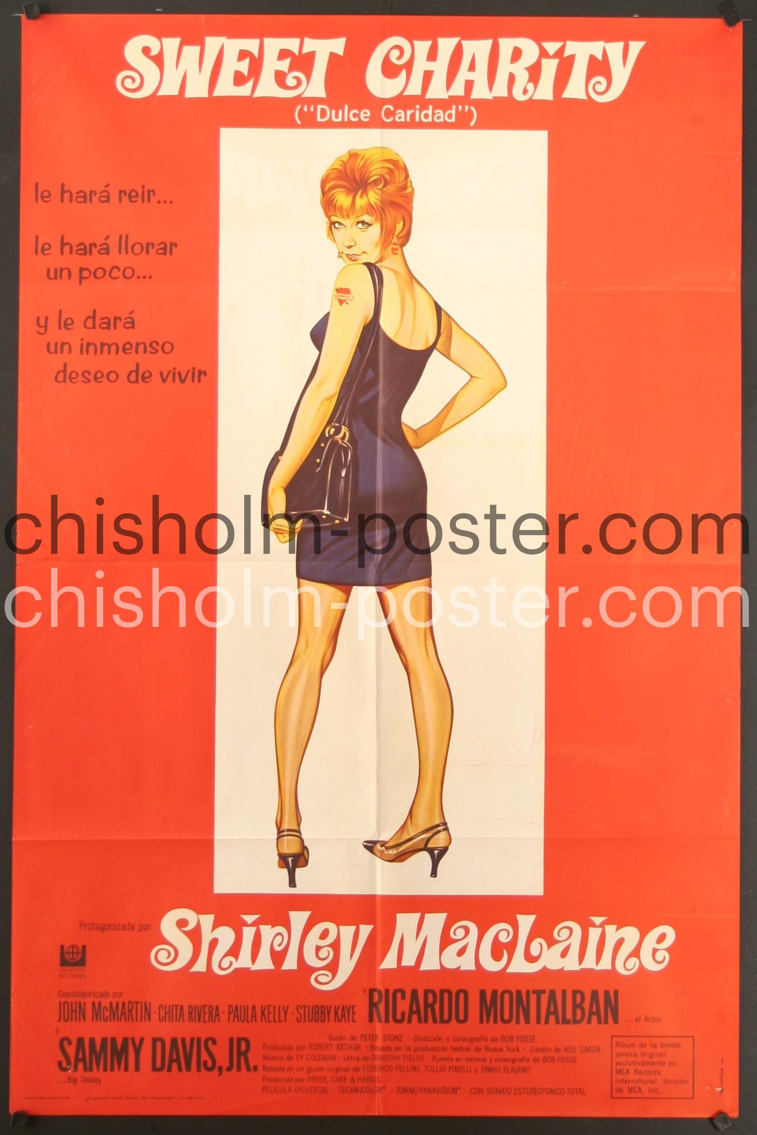 Sweet Charity (Argentinean) | Original Vintage Poster | Chisholm ...