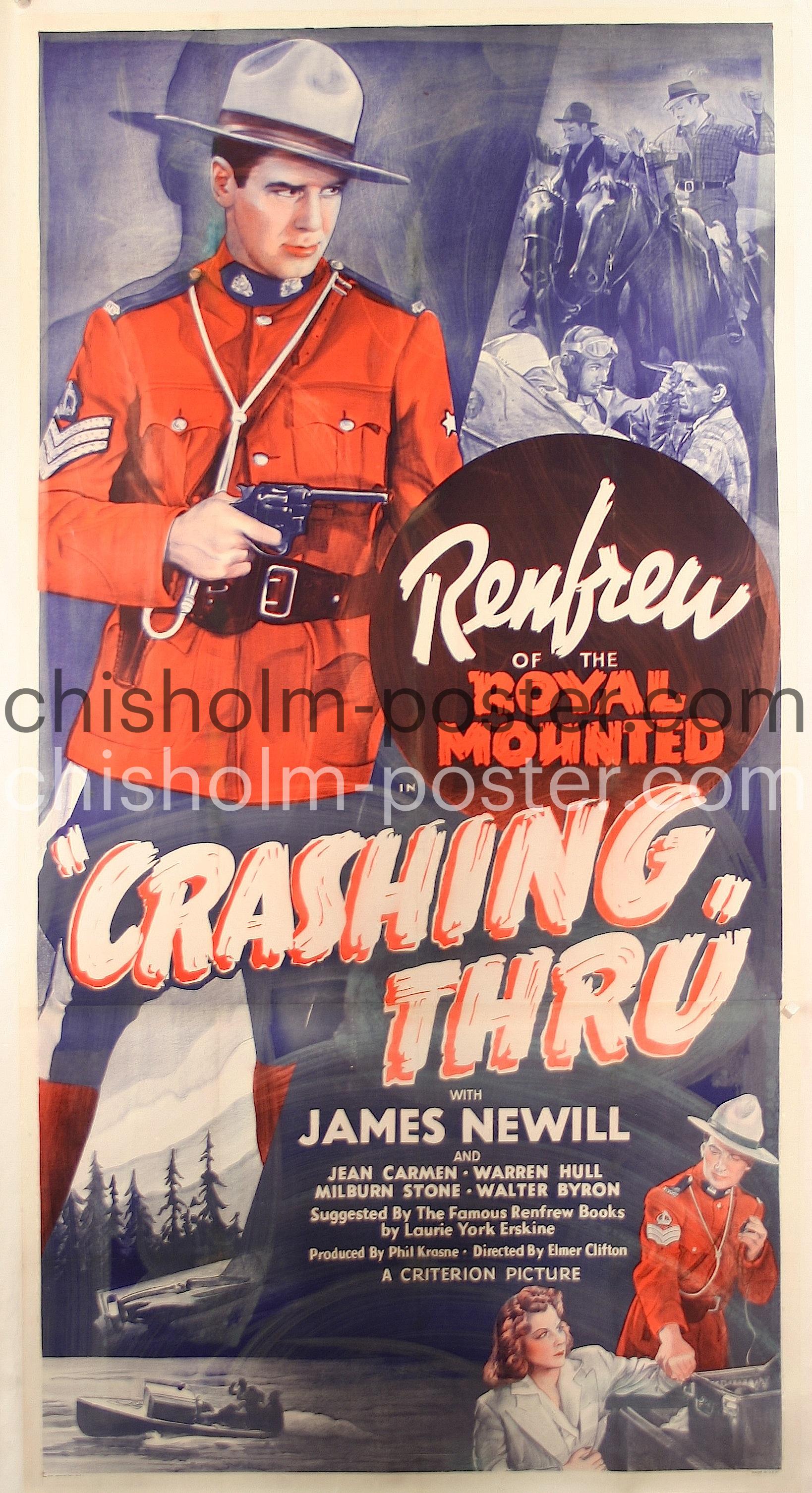 Crashing Thru | Original Vintage Poster | Chisholm Larsson Gallery