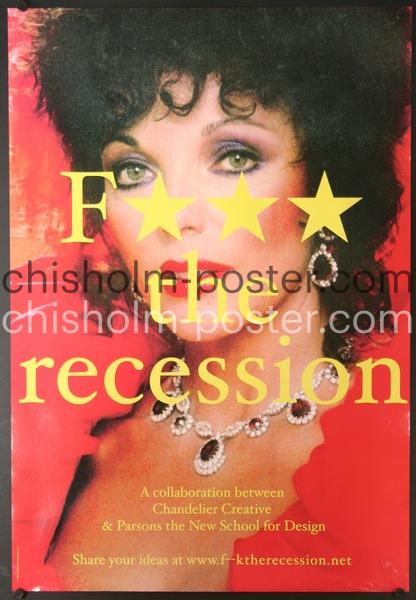 F--- the Recession | Original Vintage Poster | Chisholm Larsson Gallery
