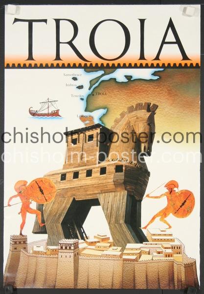 Troia (Troy) Trojan Wars | Original Vintage Poster | Chisholm Larsson ...