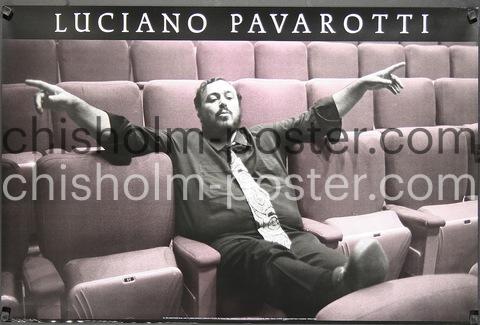 Luciano Pavarotti | Original Vintage Poster | Chisholm Larsson Gallery