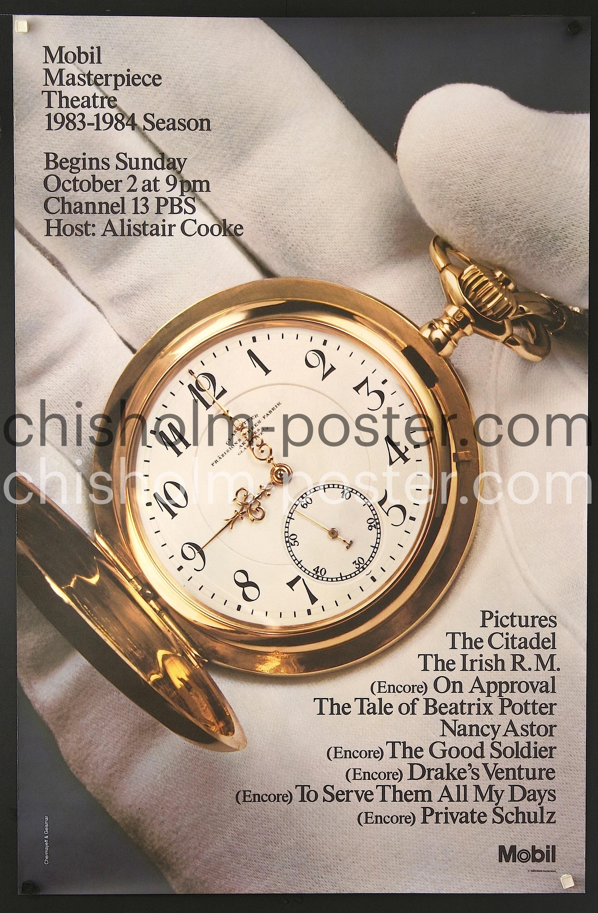 Mobil Masterpiece Theatre 1983-1984 Season | Original Vintage Poster ...