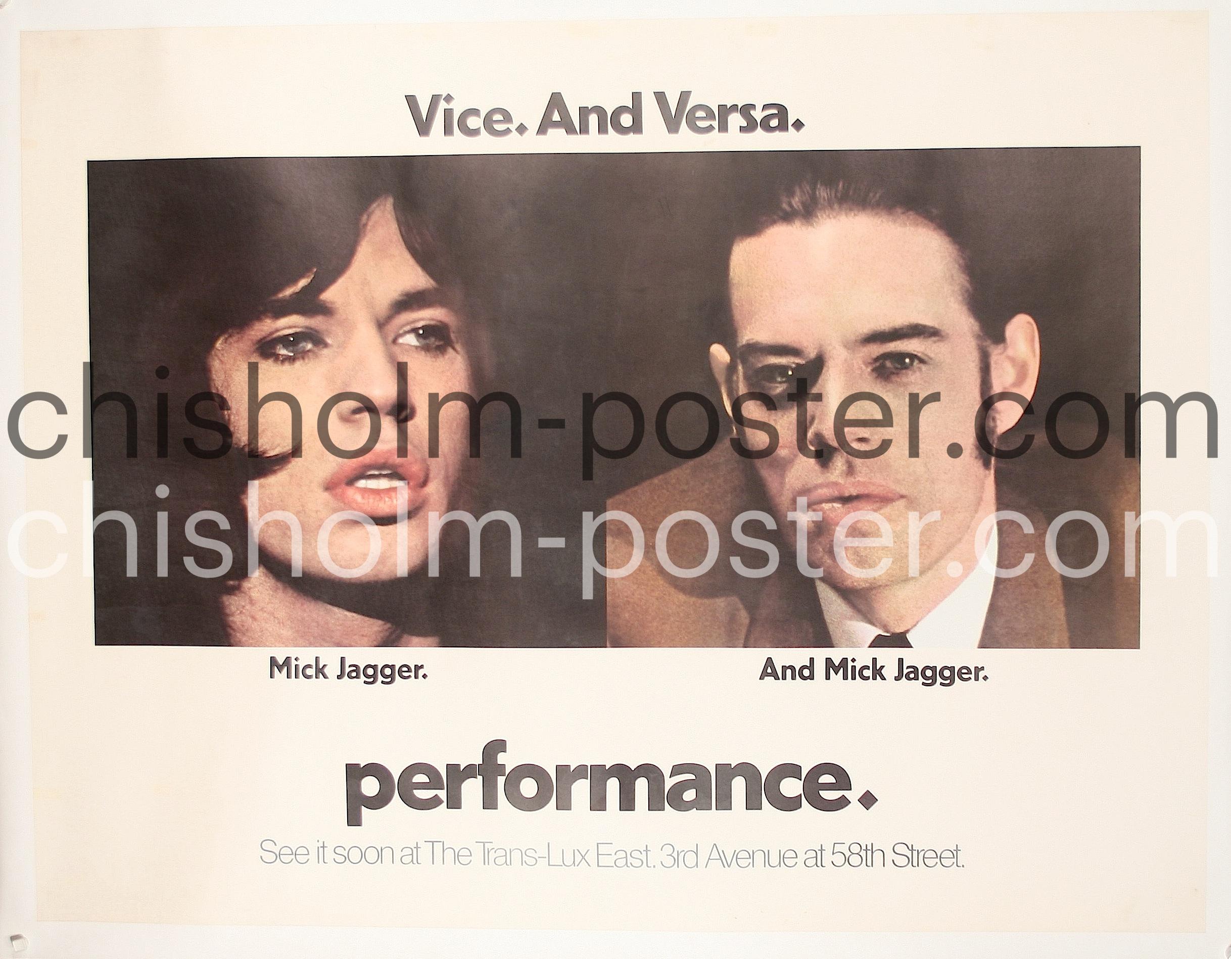 Performance - Vice. And Versa. Mick Jagger and Mick Jagger | Original ...