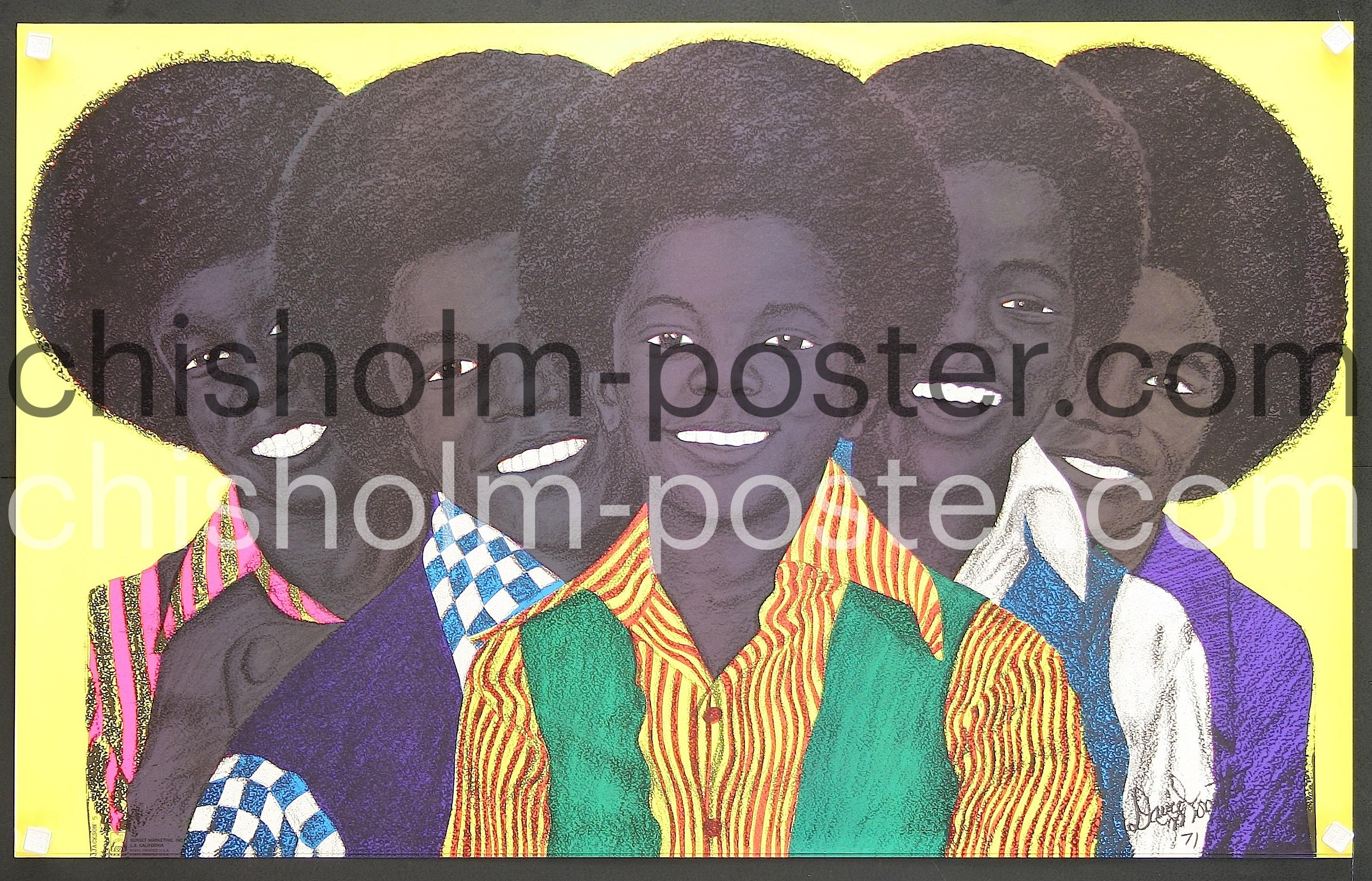 Jackson 5, Jackson Five (Michael Jackson) | Original Vintage Poster ...