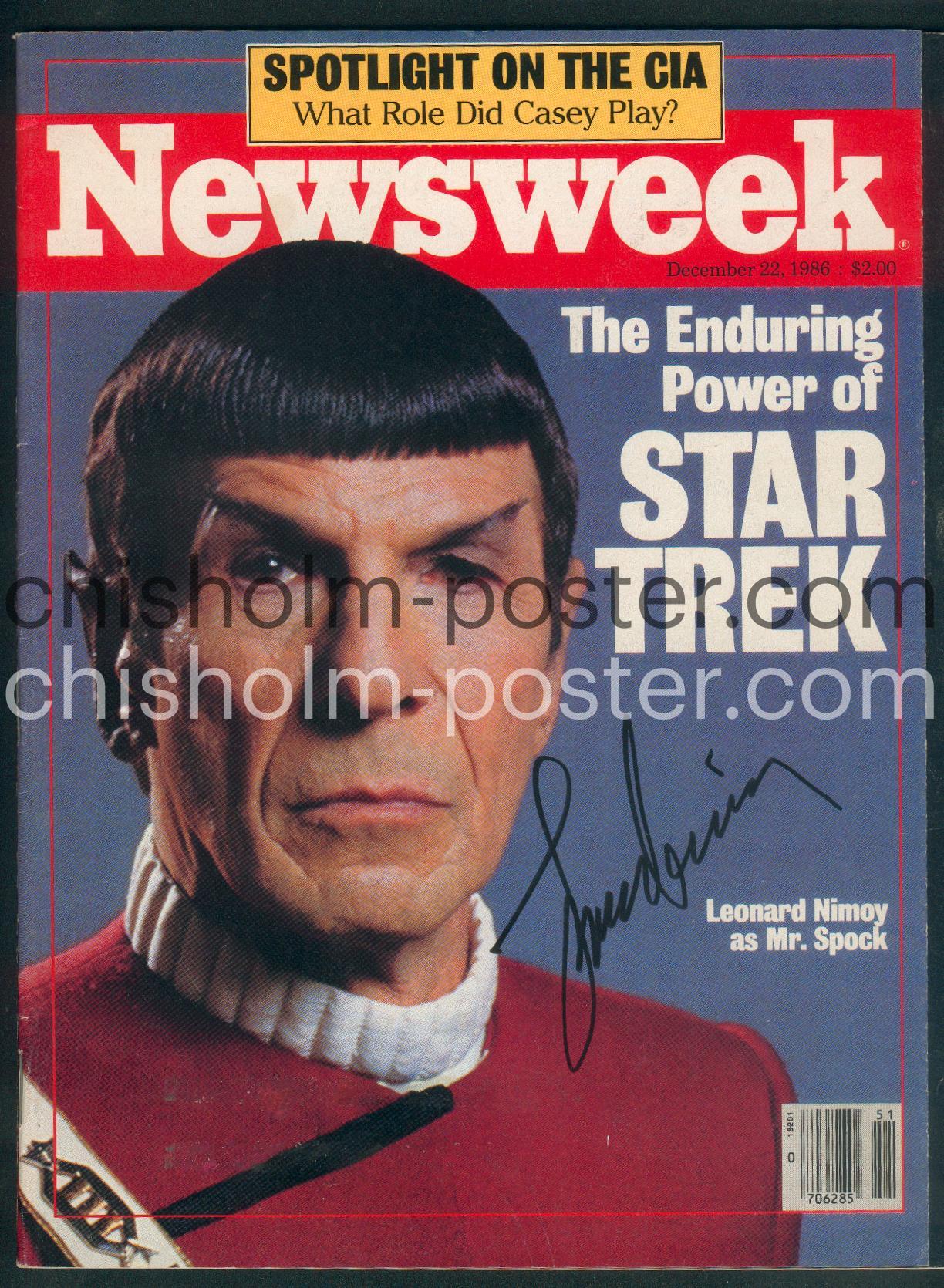 Newsweek - singed | Original Vintage Poster | Chisholm Larsson Gallery