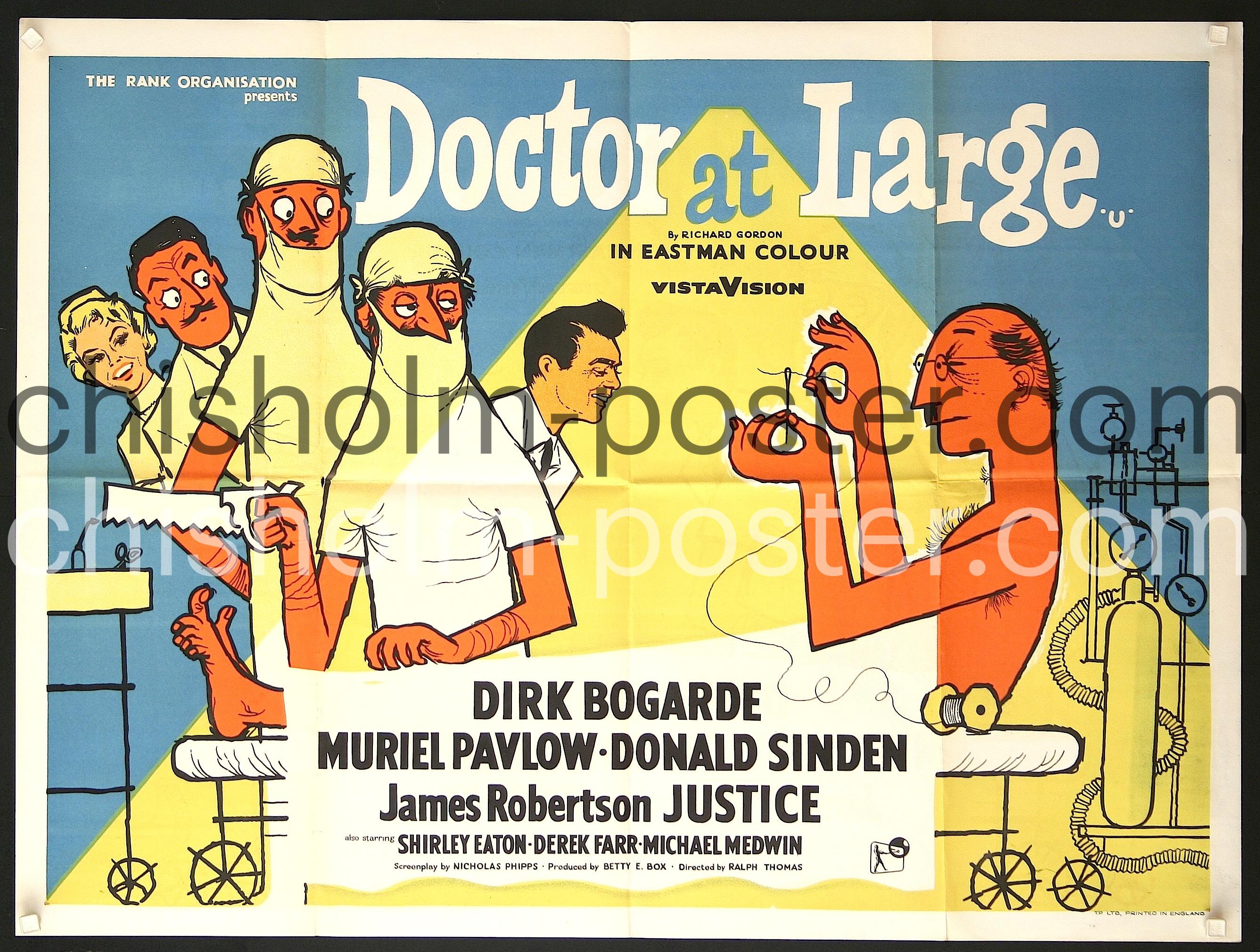 Doctor at Large | Original Vintage Poster | Chisholm Larsson Gallery