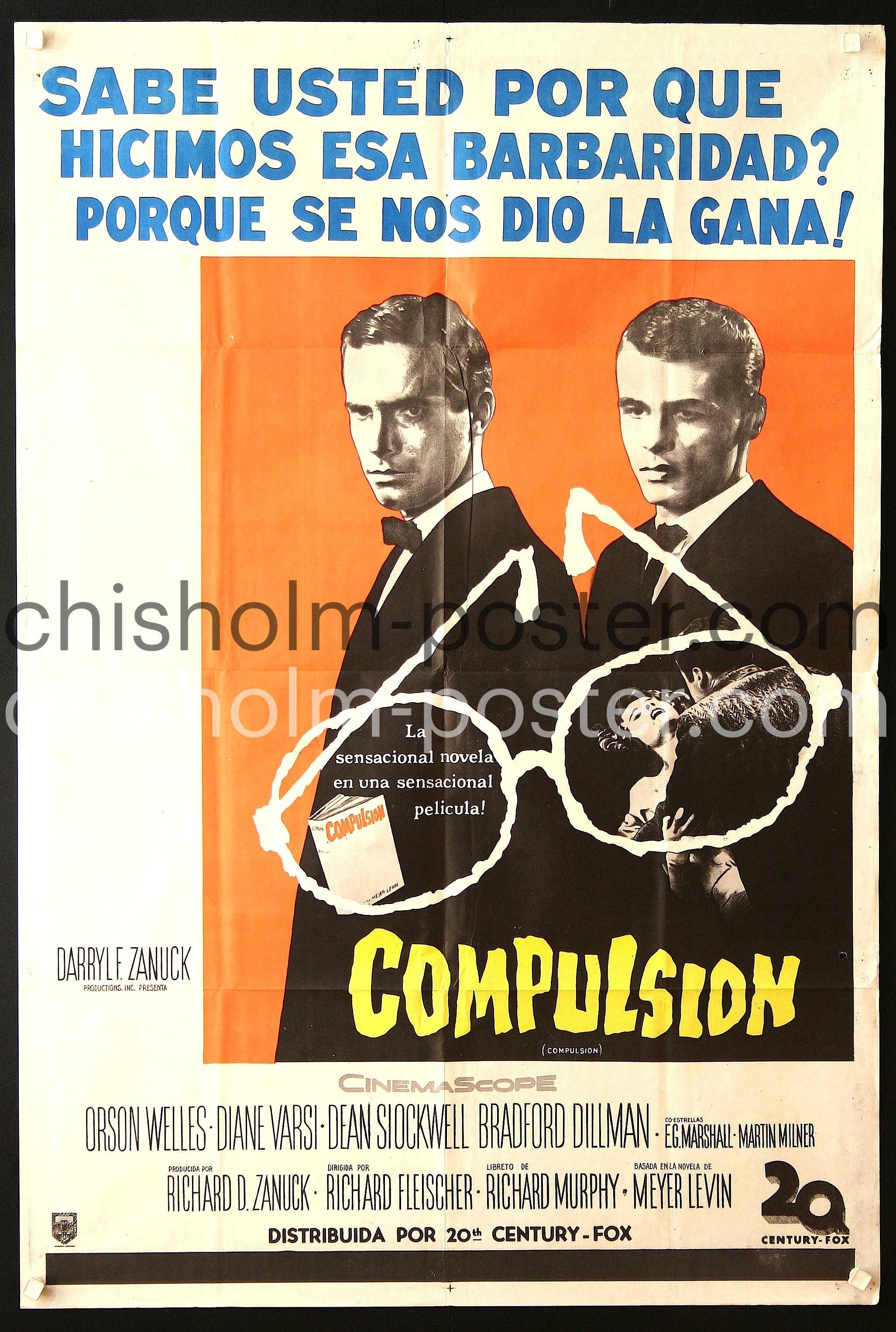 Compulsion | Original Vintage Poster | Chisholm Larsson Gallery