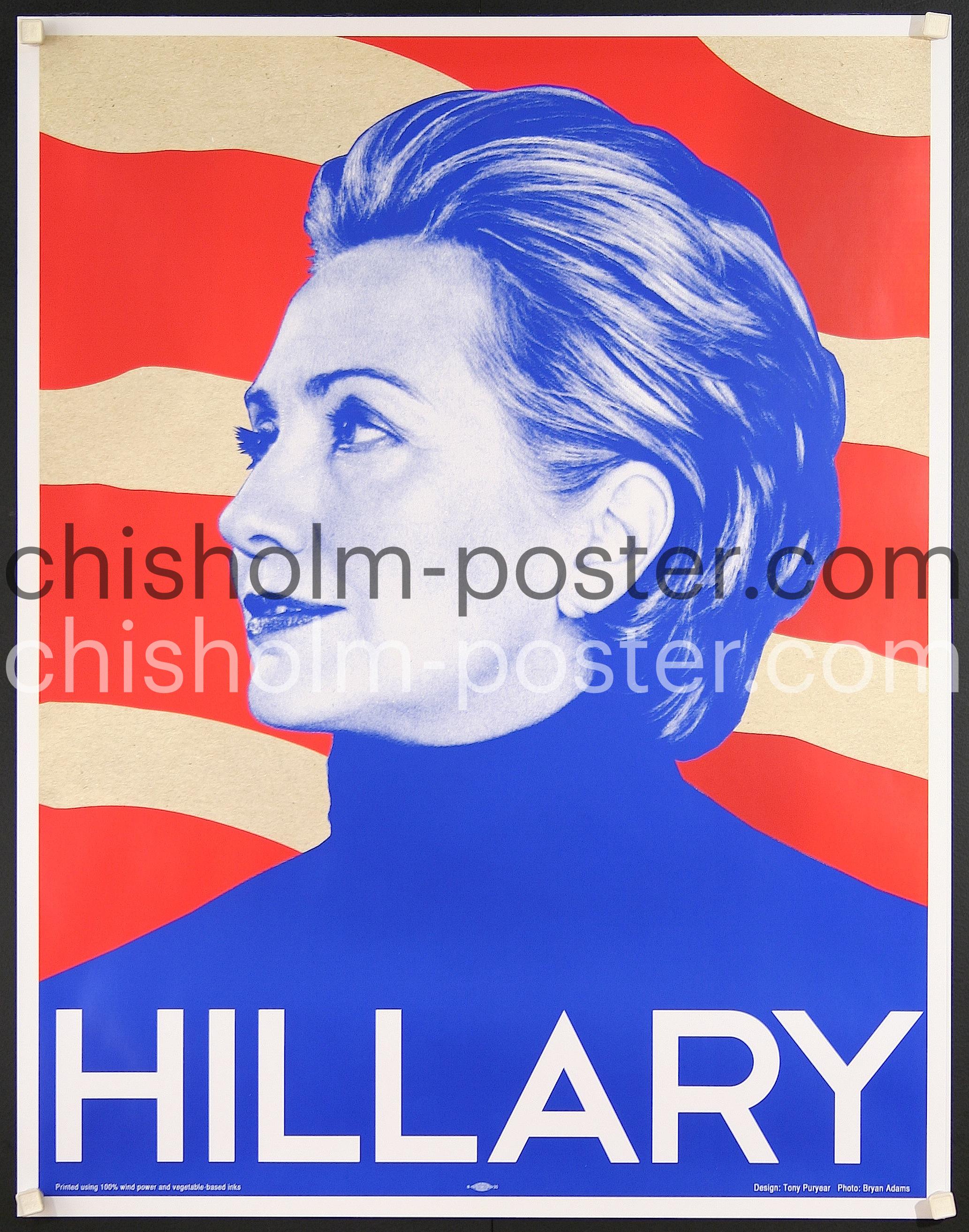 Hillary (Rodham Clinton) | Original Vintage Poster | Chisholm Larsson ...