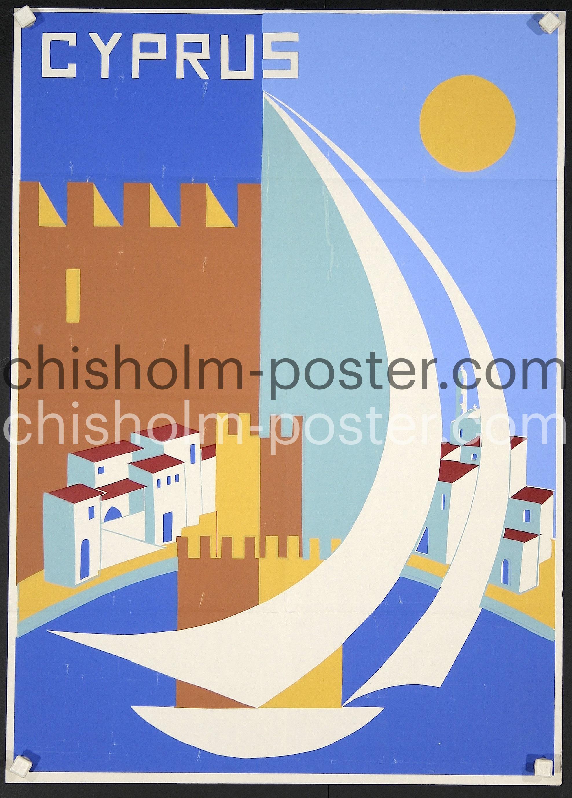 Cyprus | Original Vintage Poster | Chisholm Larsson Gallery
