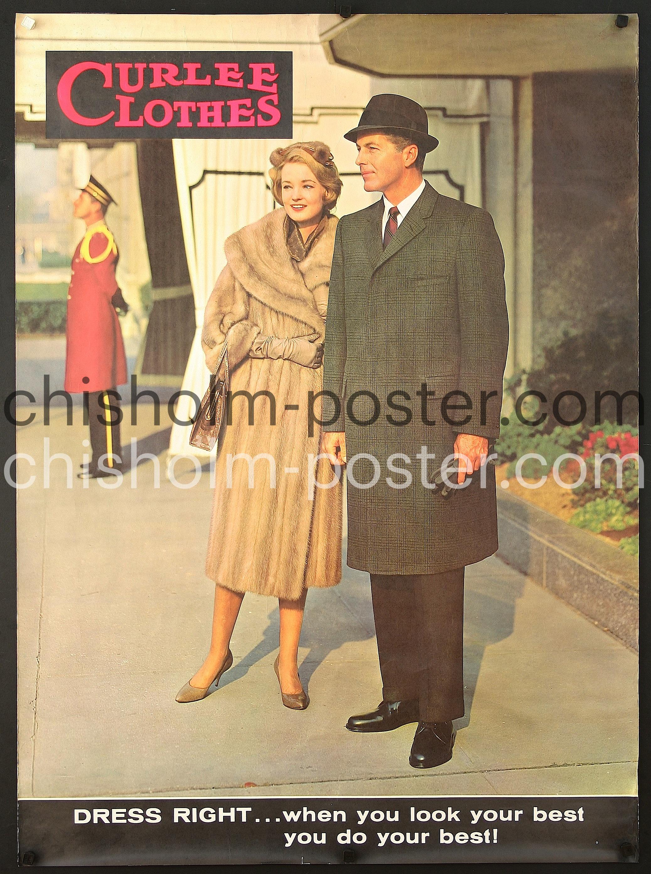 Curlee Clothes | Original Vintage Poster | Chisholm Larsson Gallery