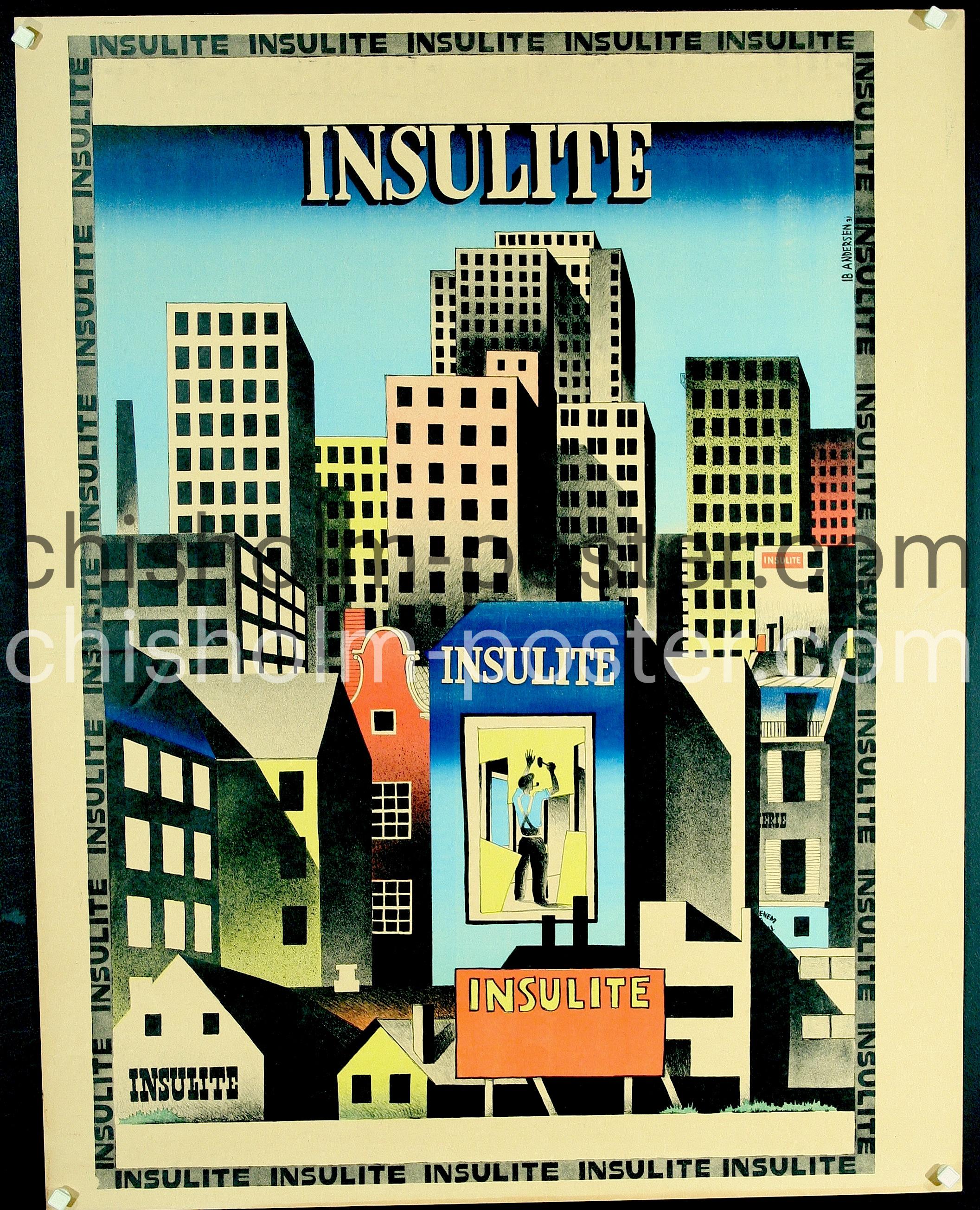 Insulite (2) | Original Vintage Poster | Chisholm Larsson Gallery