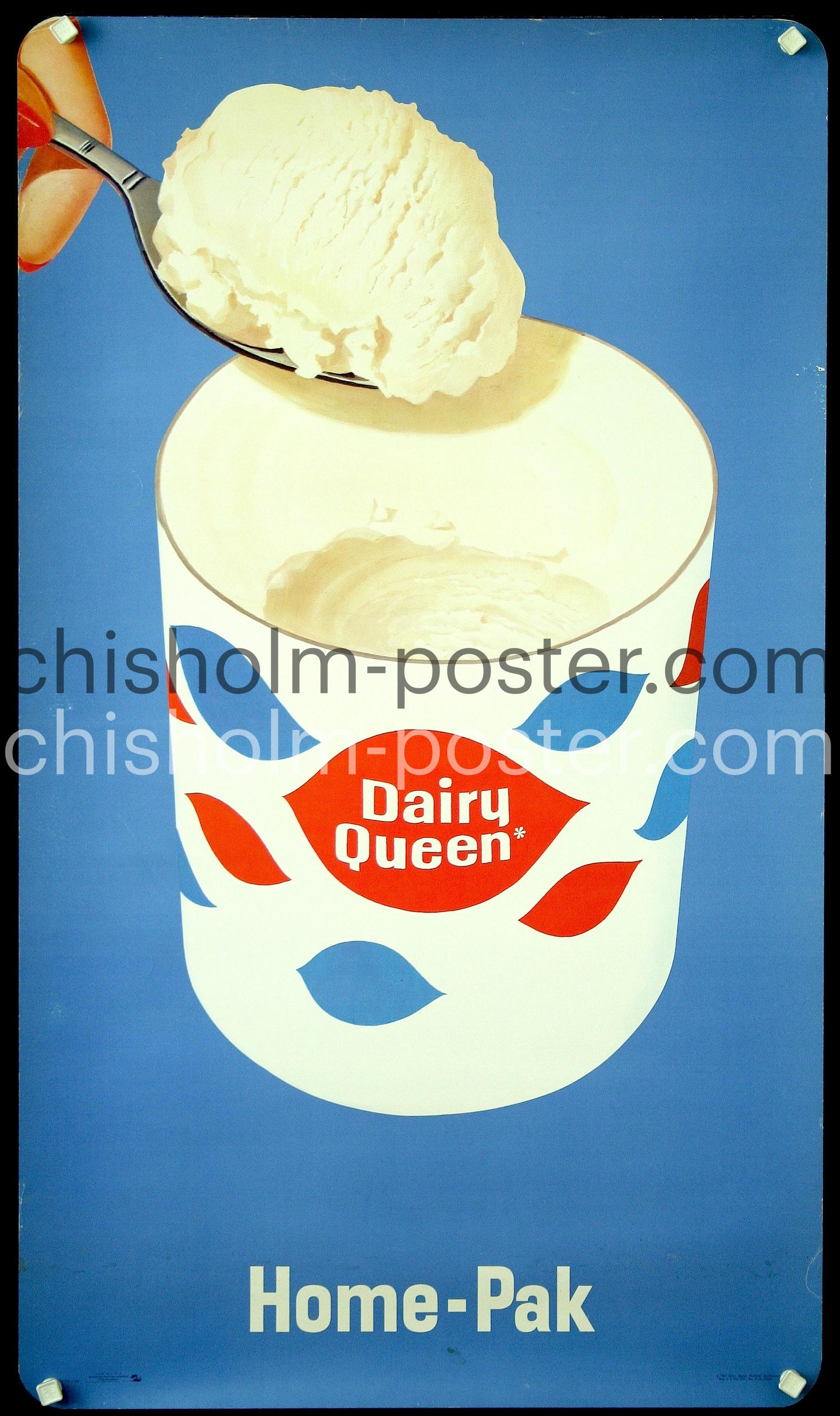 Home-Pak - Dairy Queen | Original Vintage Poster | Chisholm Larsson Gallery