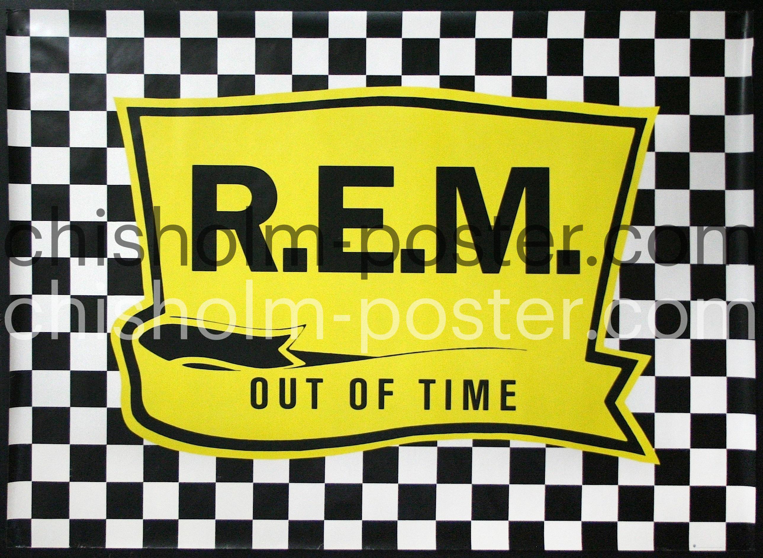 R.E.M. Out Of Time | Original Vintage Poster | Chisholm Larsson Gallery