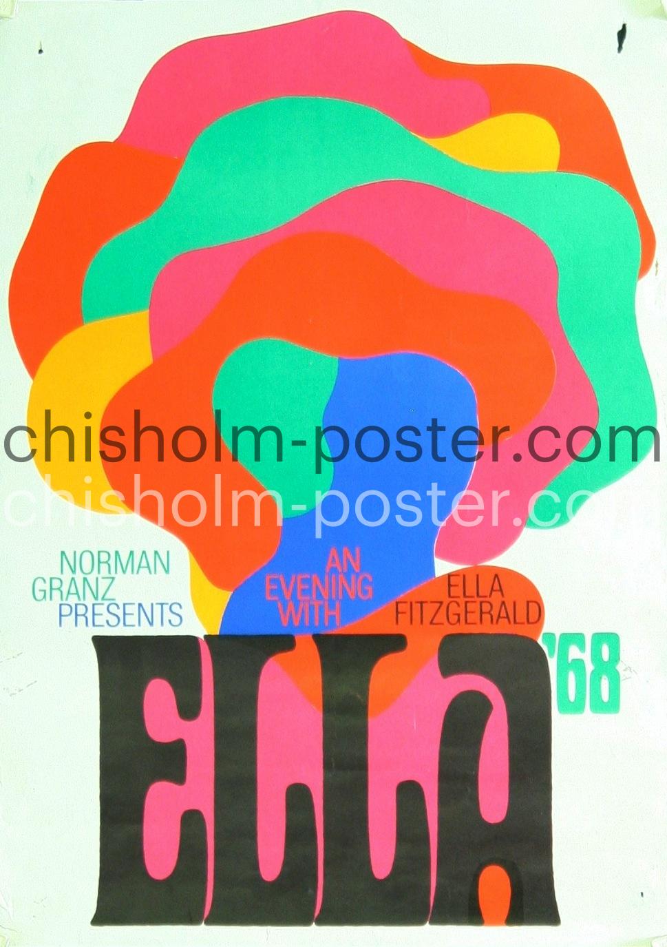 Ella, An Evening With Ella Fitzgerald | Original Vintage Poster ...