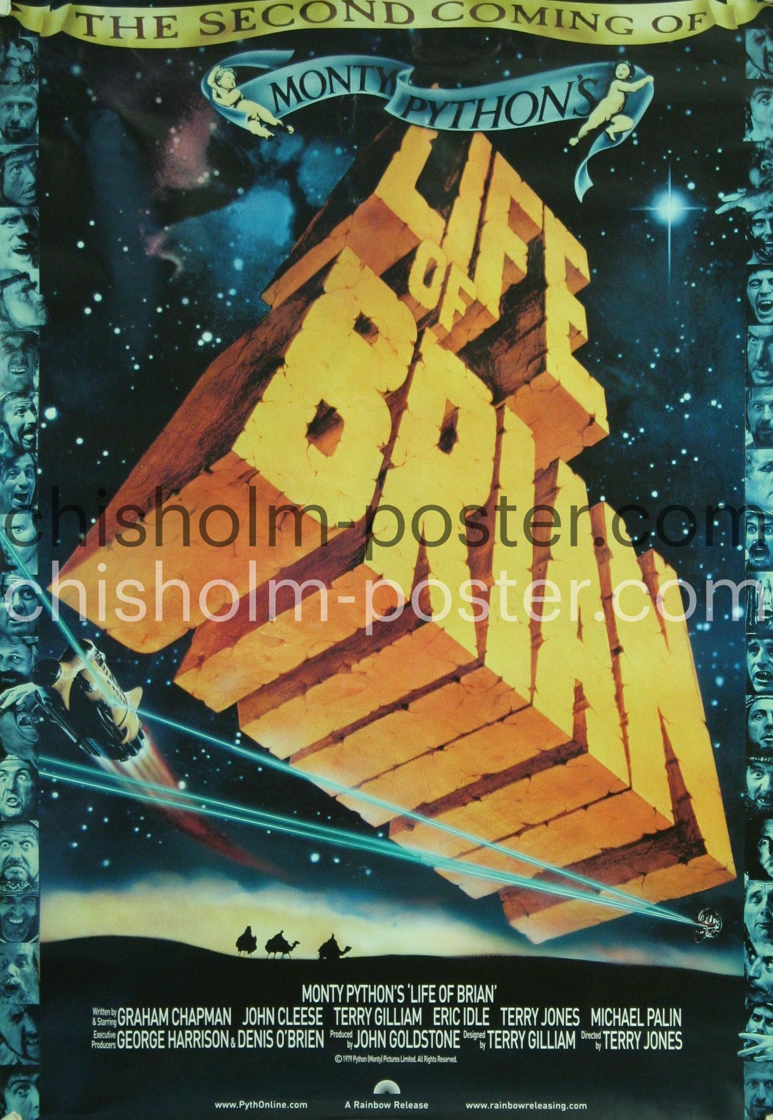 Monty Python LIfe of Brian (re-release) | Original Vintage Poster ...