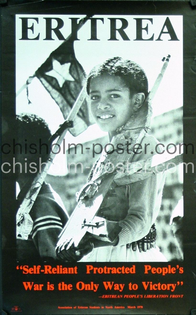 Eritrea - Eritrean People's Liberation Front | Original Vintage Poster ...