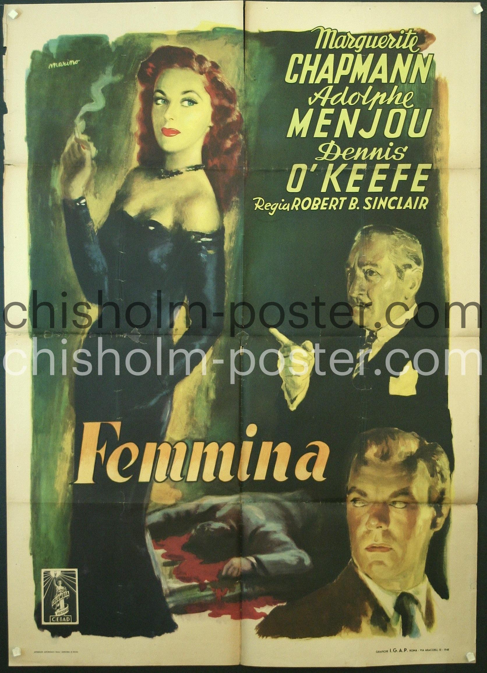 Femmina (3) | Original Vintage Poster | Chisholm Larsson Gallery