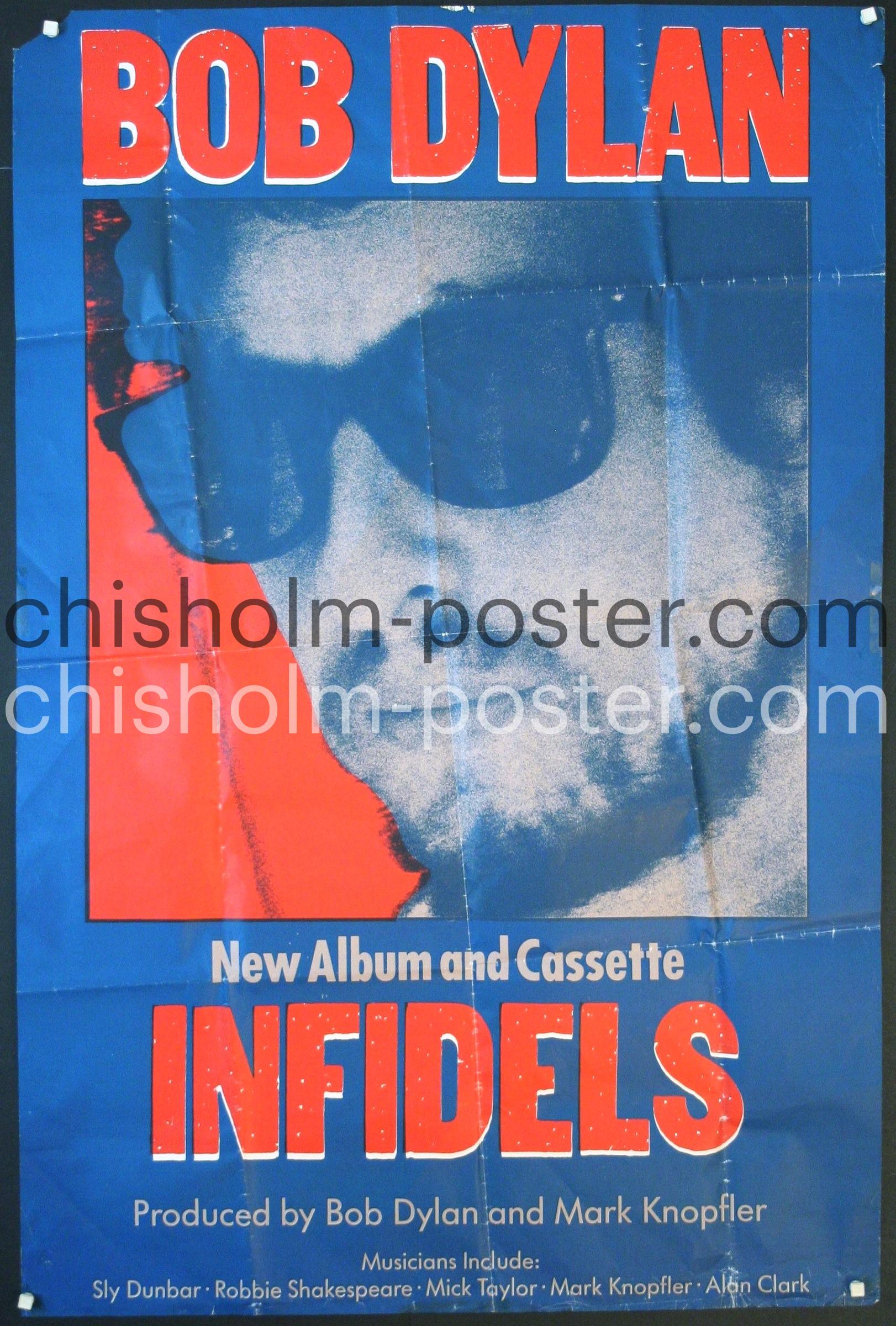 Bob Dylan, Infidels | Original Vintage Poster | Chisholm Larsson Gallery