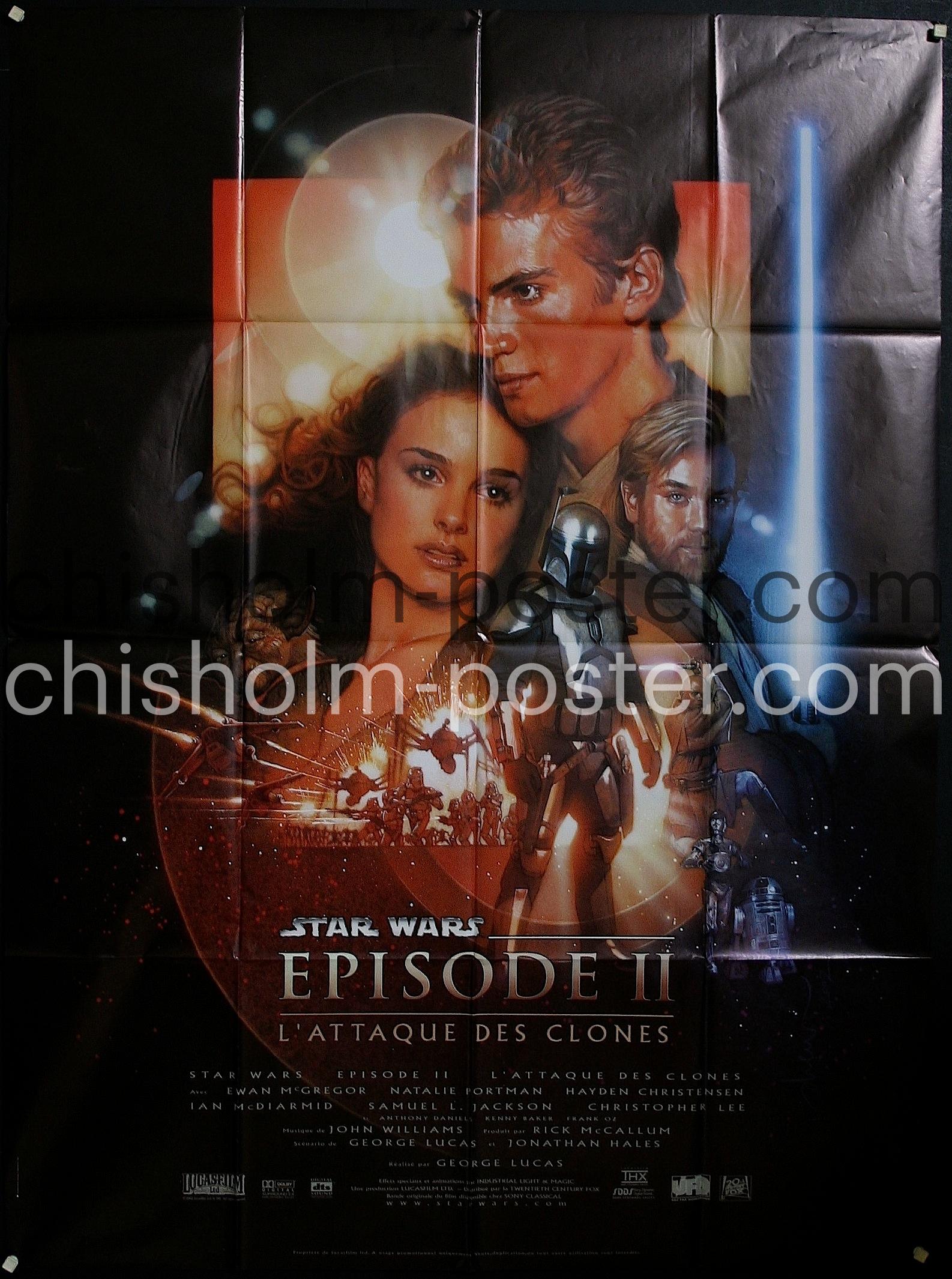 Star Wars Episode II, L'Attaque des Clones | Original Vintage Poster | Chisholm Larsson Gallery