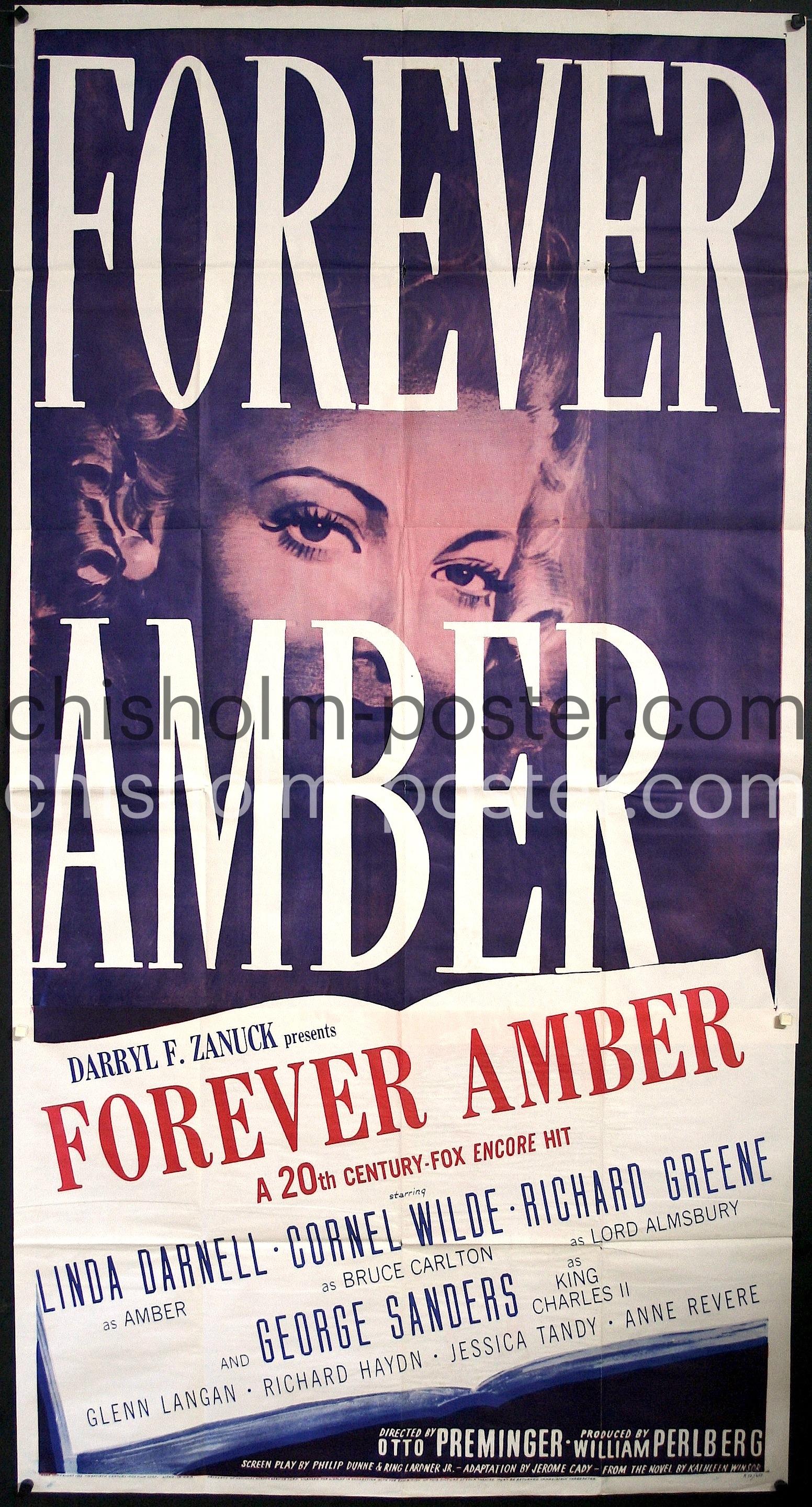 Forever Amber | Original Vintage Poster | Chisholm Larsson Gallery