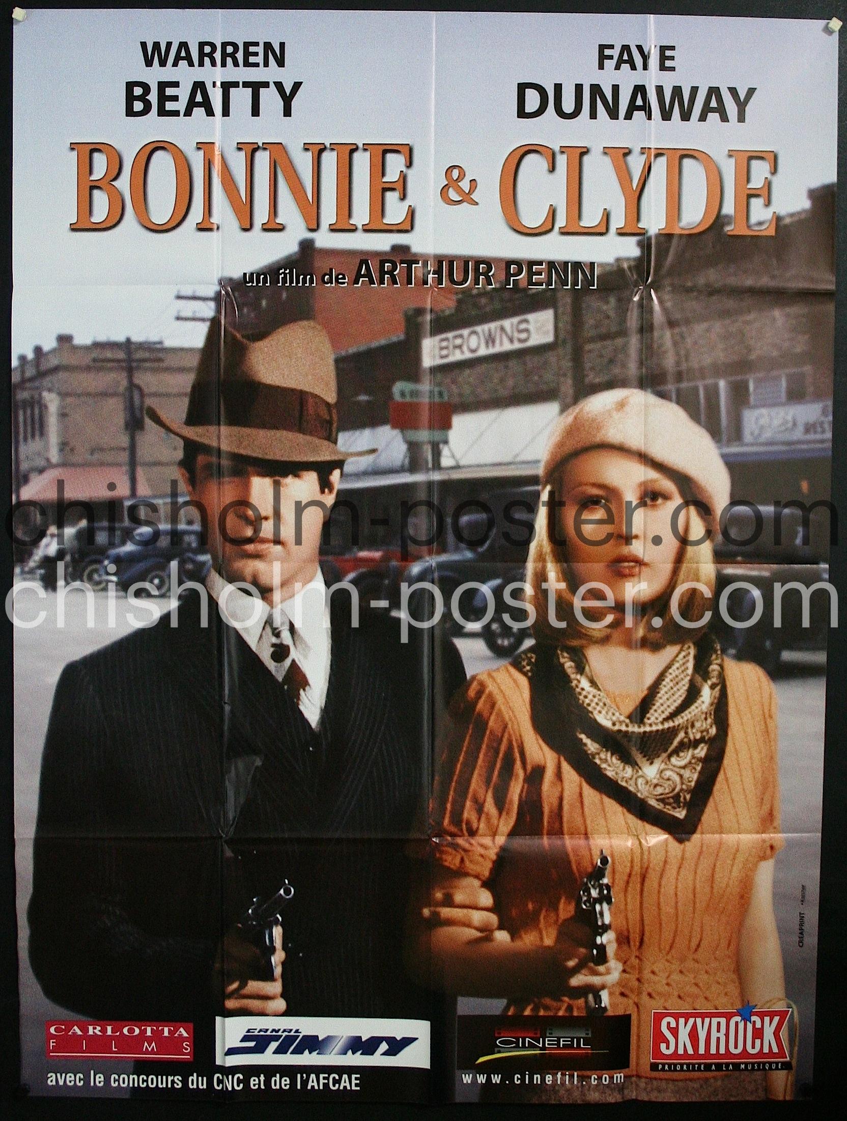 Bonnie & Clyde - re-release | Original Vintage Poster | Chisholm ...