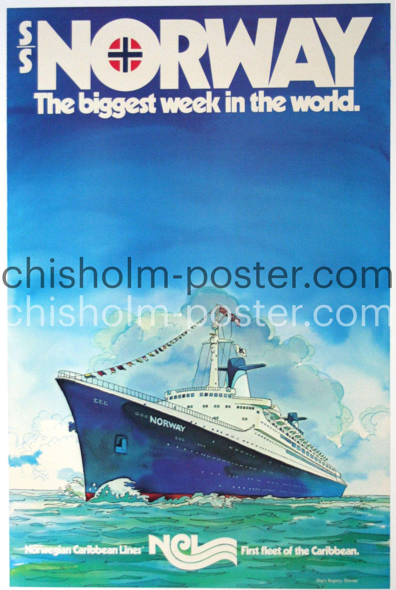 Norwegian Caribean Lines - SS Norway, The Biggest week in the world ...