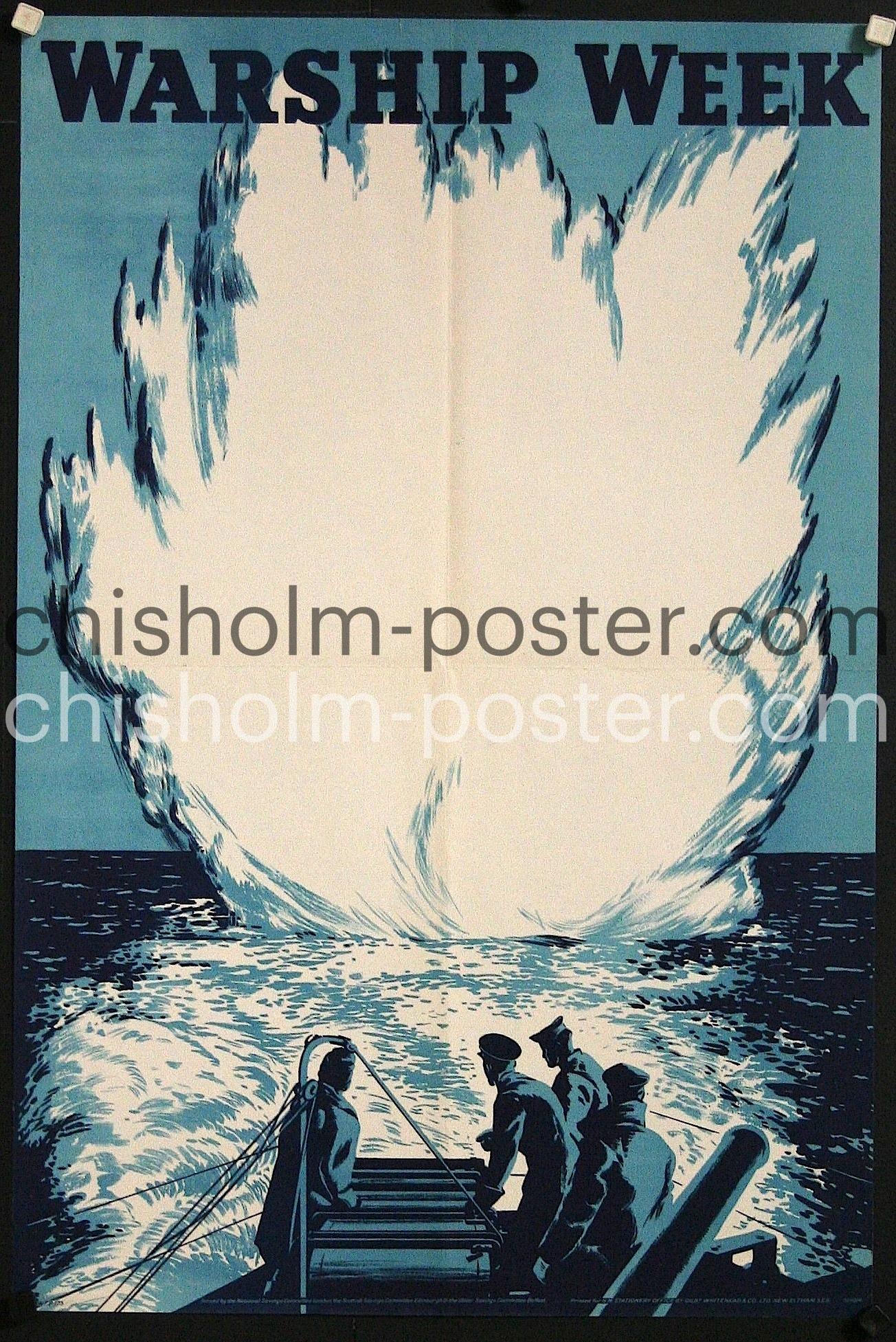 Warship Week | Original Vintage Poster | Chisholm Larsson Gallery