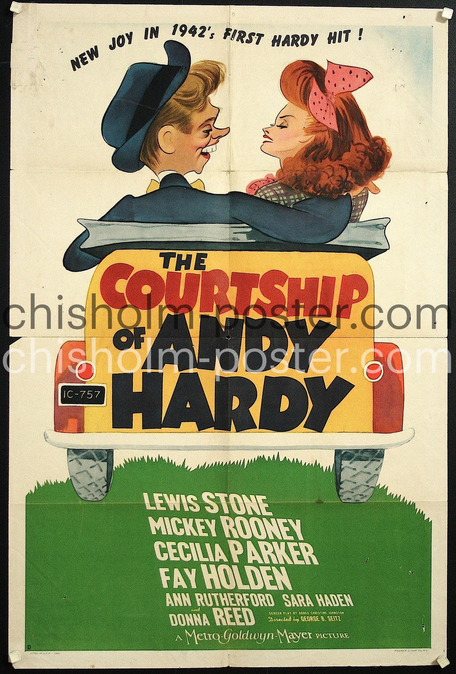 Courtship of Andy Hardy, The (2) | Original Vintage Poster | Chisholm ...