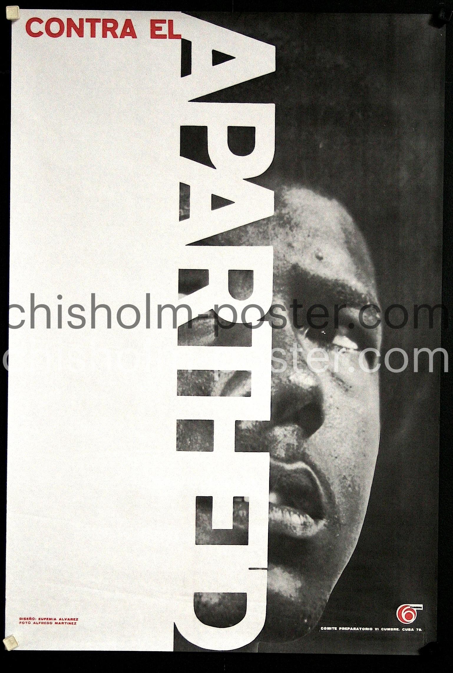 Contra el Apartheid | Original Vintage Poster | Chisholm Larsson Gallery