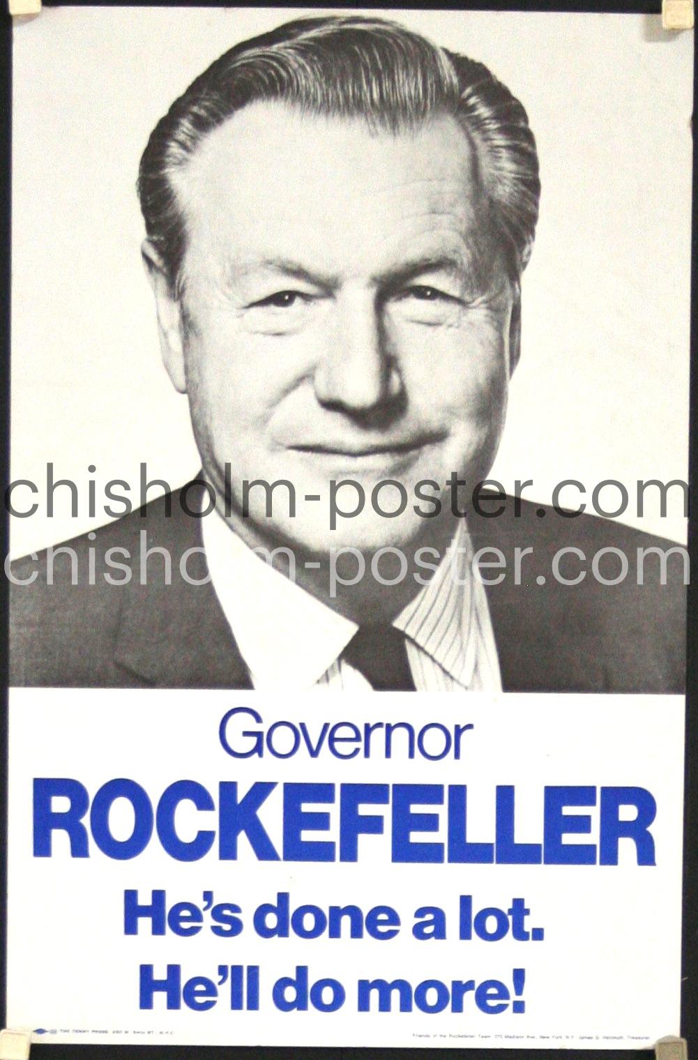 Governor Rockefeller, Presidential Campaign | Original Vintage Poster ...