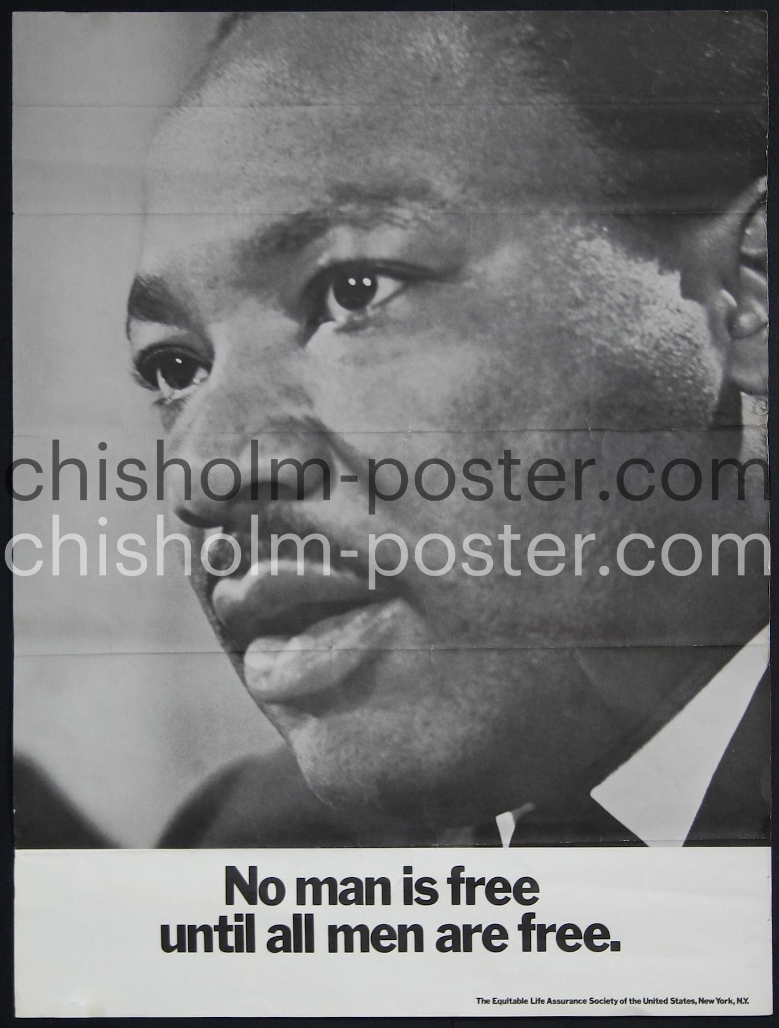 Dr. Martin Luther King, Jr - No Man is Free Until All Men are Free ...