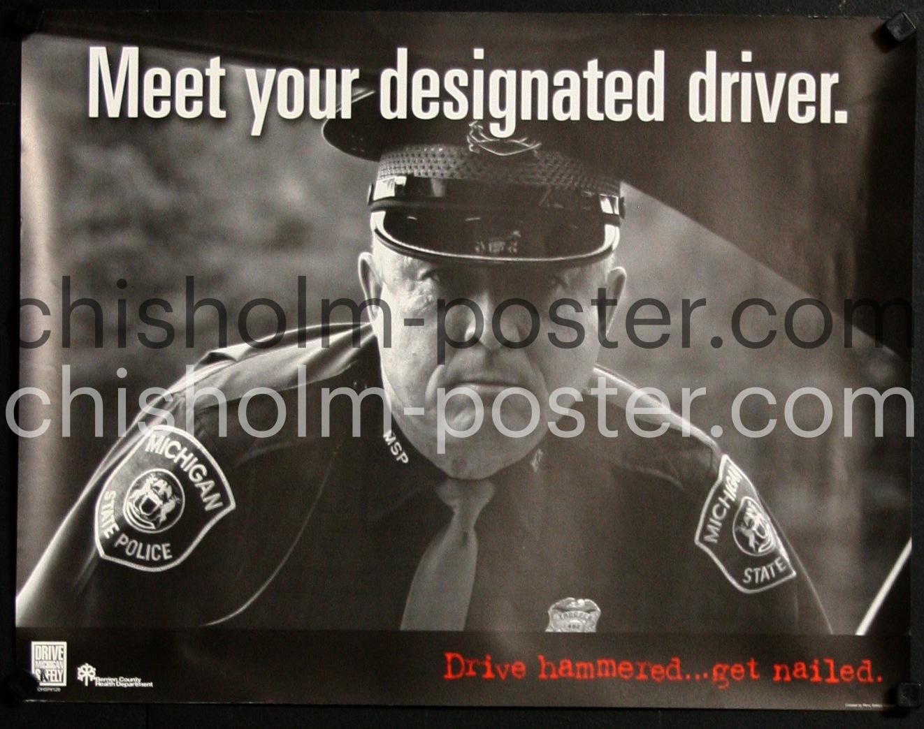 Meet your designated driver. - Michigan State Police | Original Vintage ...