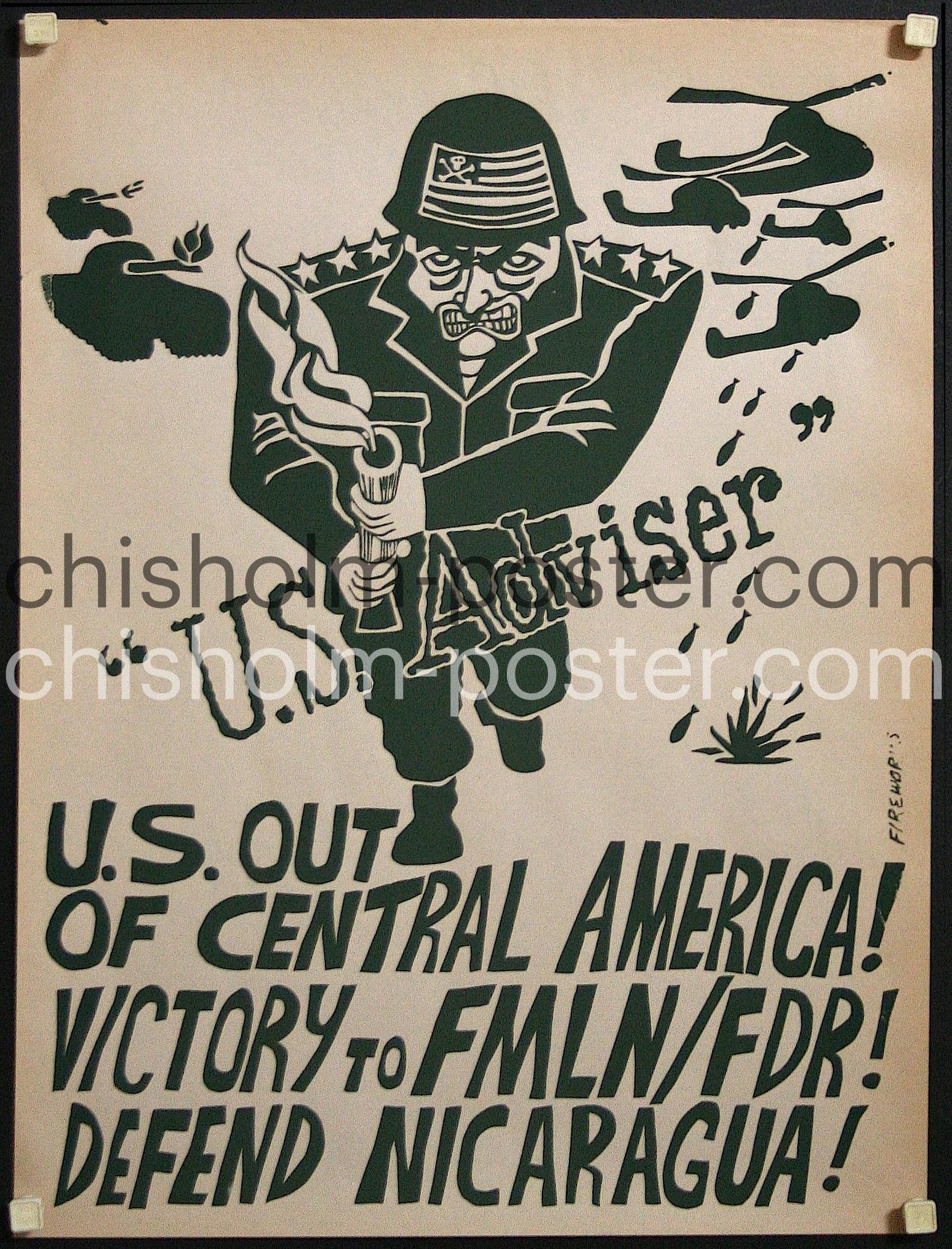 U.S. Adviser - U.S. Out of Central America! Victory to FMLN/FDR! Defend ...