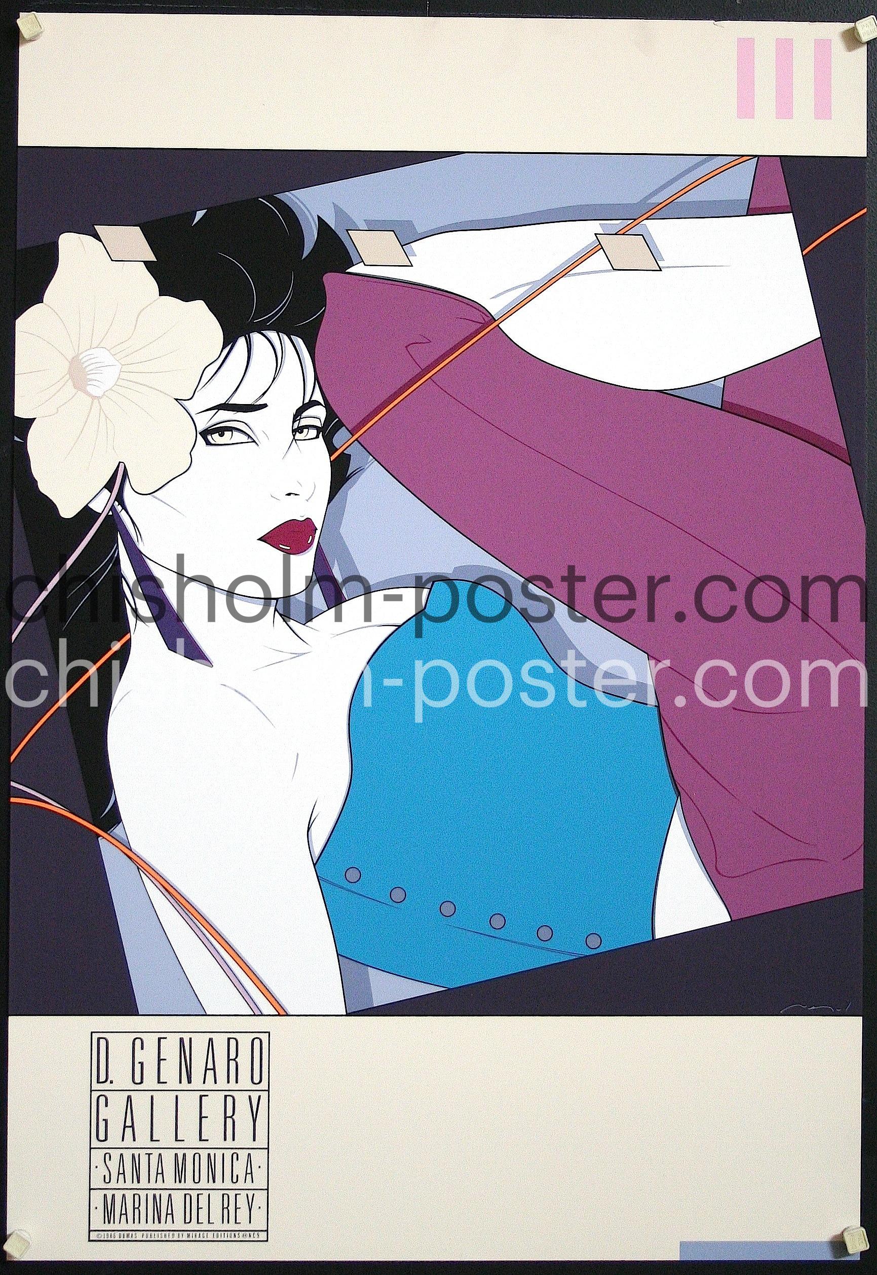 Patrick Nagel - D. Genaro Gallery Santa Monica- Marina Del Rey | Original Vintage Poster ...